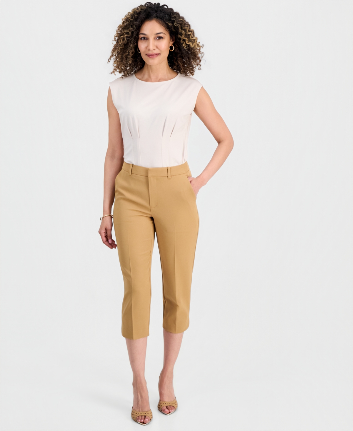 Click here for I.n.c. International Concepts Petite Capri Slim Tr... prices