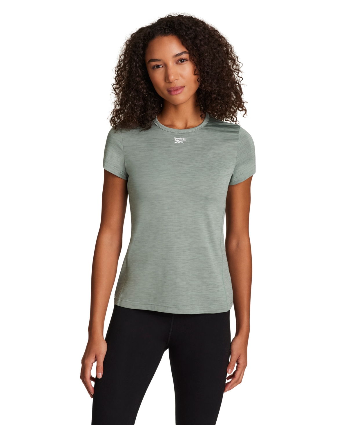 Click here for Reebok Womens Marled Crewneck Performance T-Shirt... prices