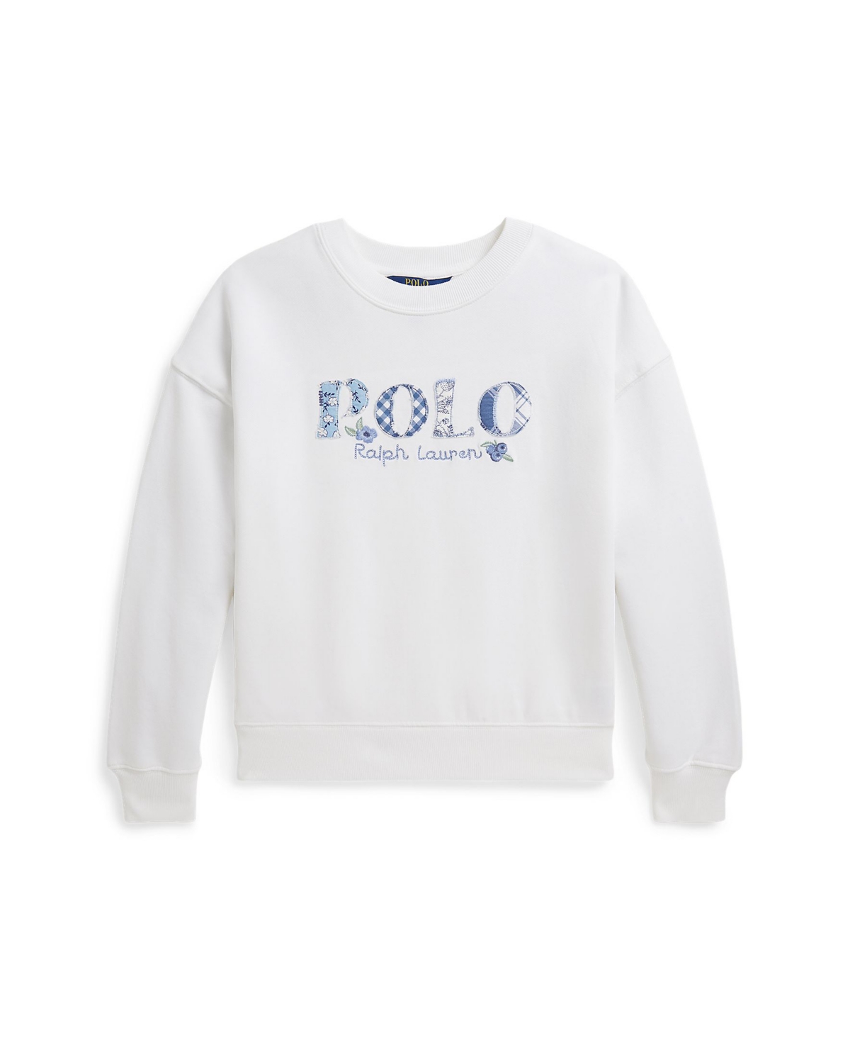 Click here for Polo Ralph Lauren Girls 7-16 Logo Terry Crewneck S... prices
