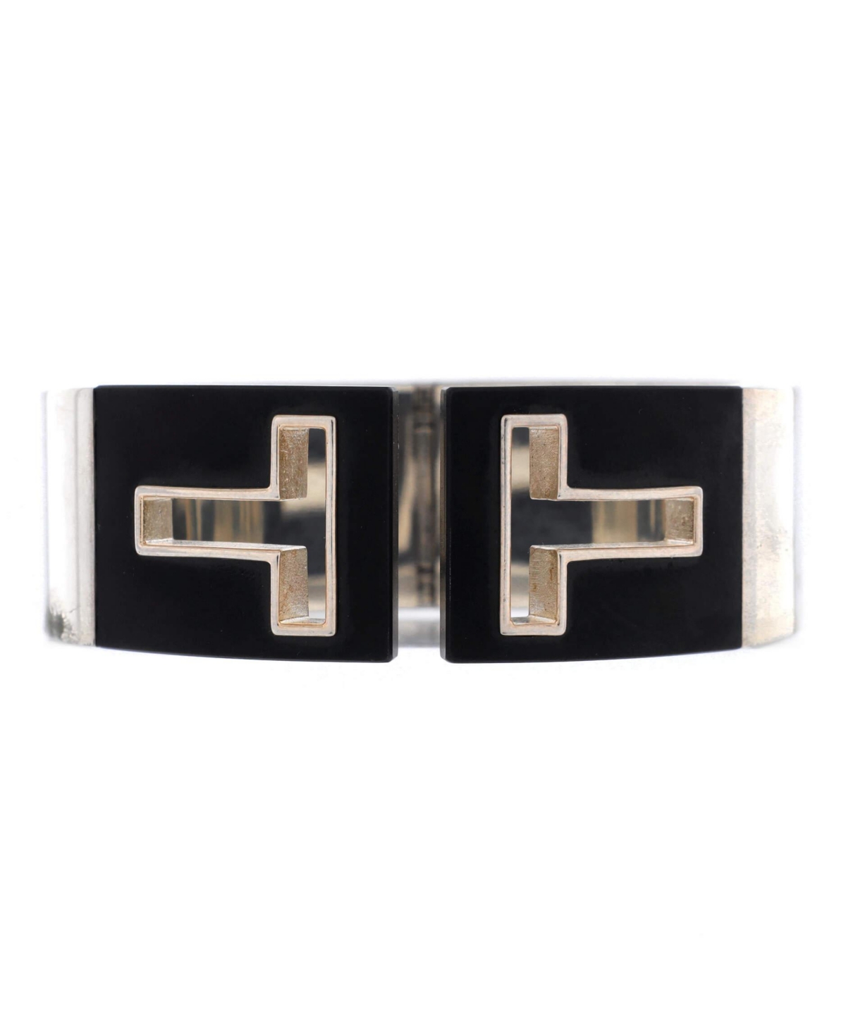 Click here for Pre-Owned Tiffany & Co T Cut-Out Cuff Bracelet - C... prices