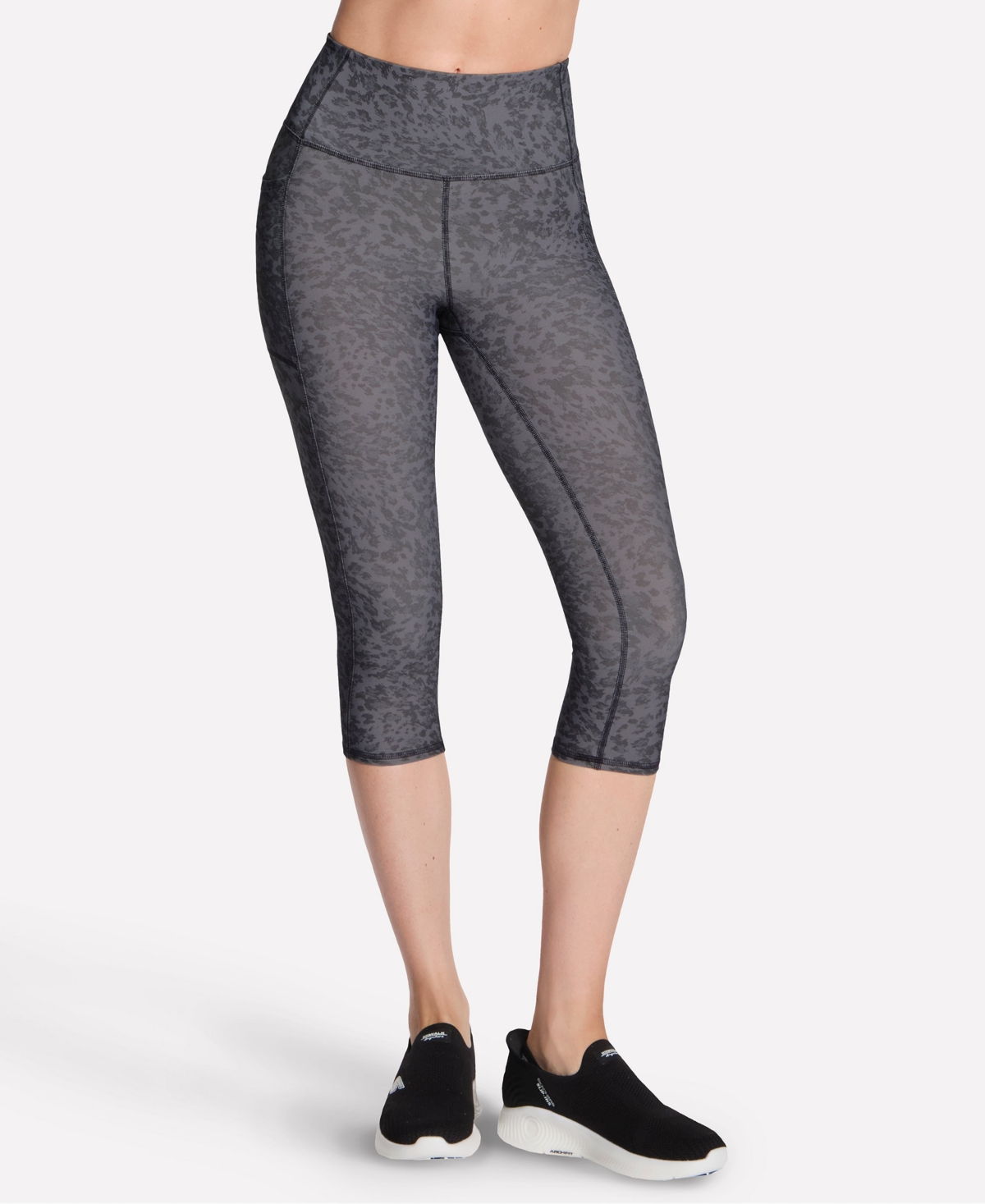 Click here for Skechers Womens Go Walk Printed High-Waist Capri -... prices