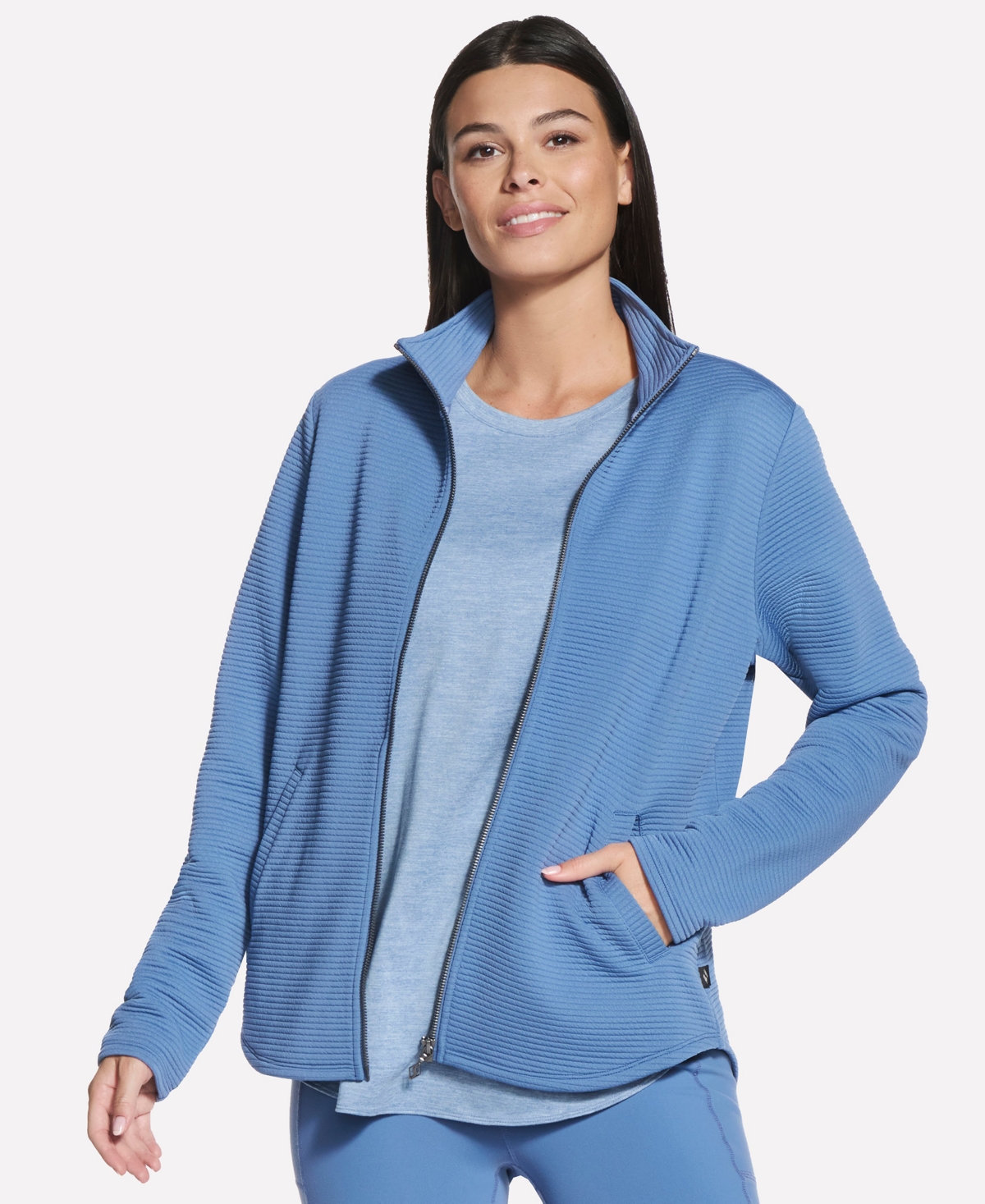 Click here for Skechers Womens The Gowalk Shine Jacket - Blue Daw... prices