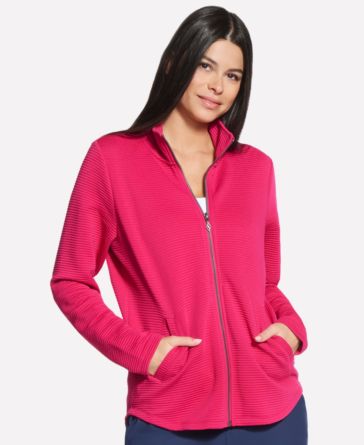 Click here for Skechers Womens The Gowalk Shine Jacket - Bright P... prices