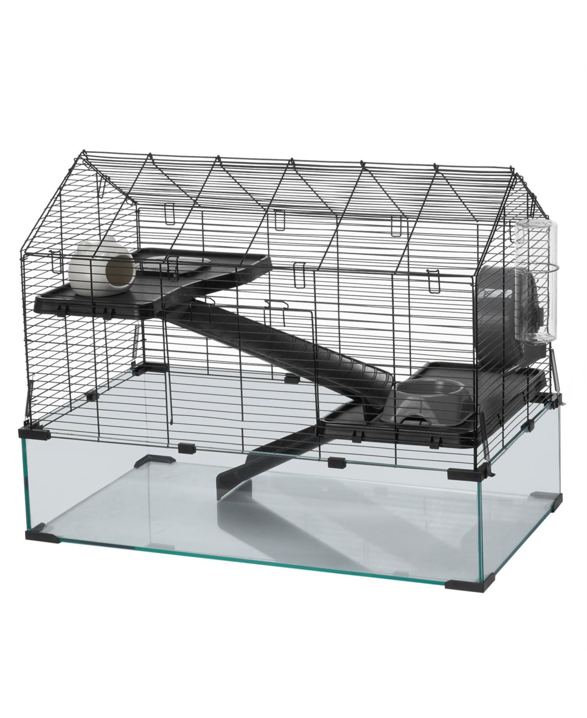 Click here for Aostirmotor Panoramic Cat Cage - Two-Story Wire Ha... prices