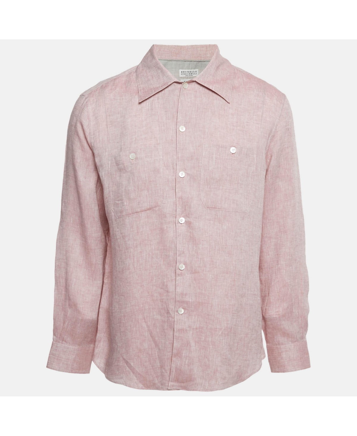 Click here for Pre-Owned Brunello Cucinelli Mens Pink Linen Easy... prices