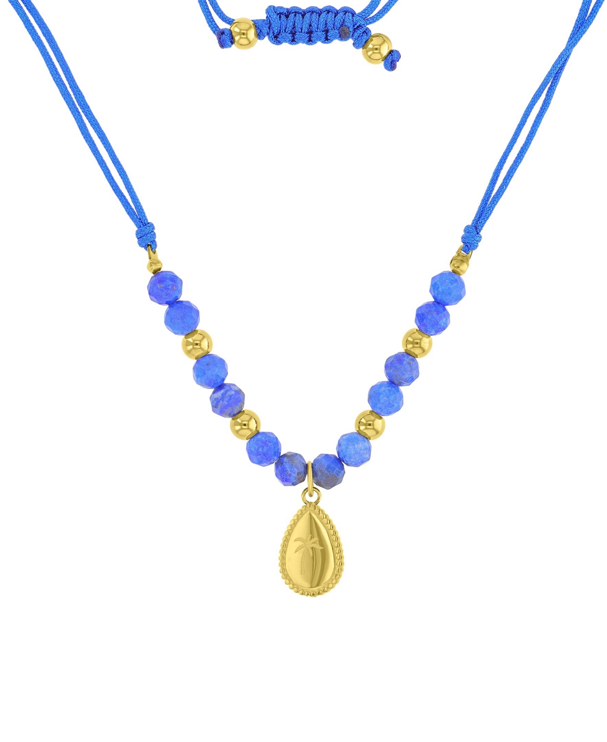 Click here for Roxy Waterproof Yellow Palm Tree Labradorite Adjus... prices