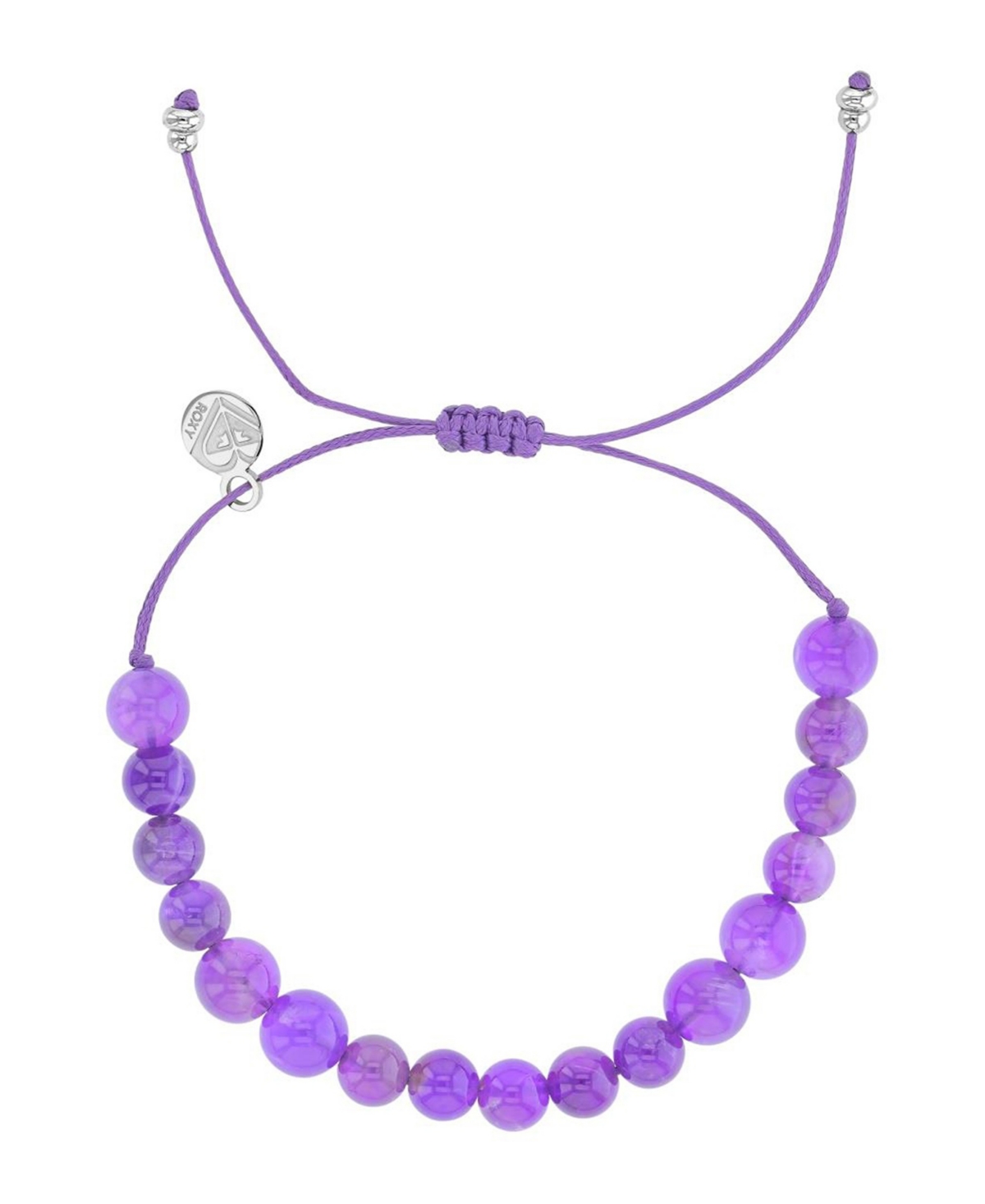 Click here for Roxy Waterproof Amethyst Adujustable Bracelet - Pl... prices