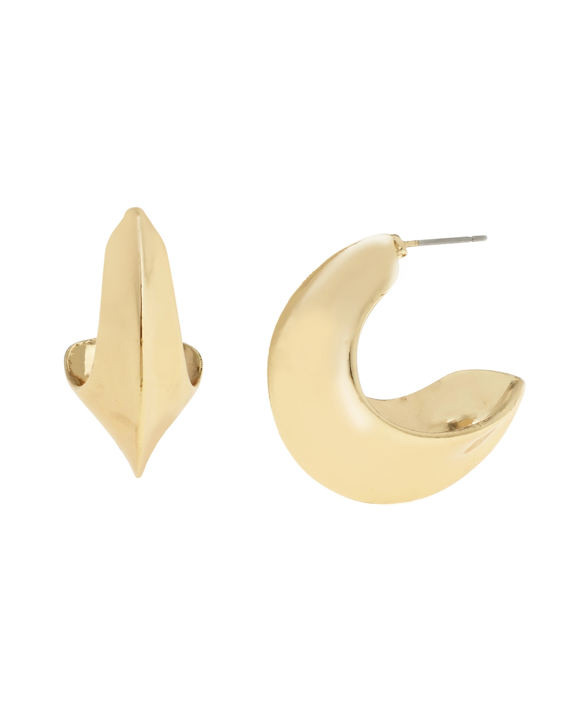 Click here for Steve Madden Vintage C Hoop Earrings - Gold prices
