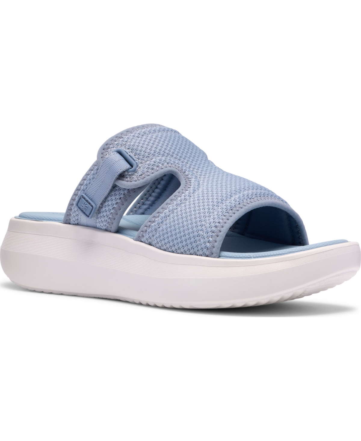 Click here for Clarks Womens Solevana Mist Slip-On Wedge Sandals... prices