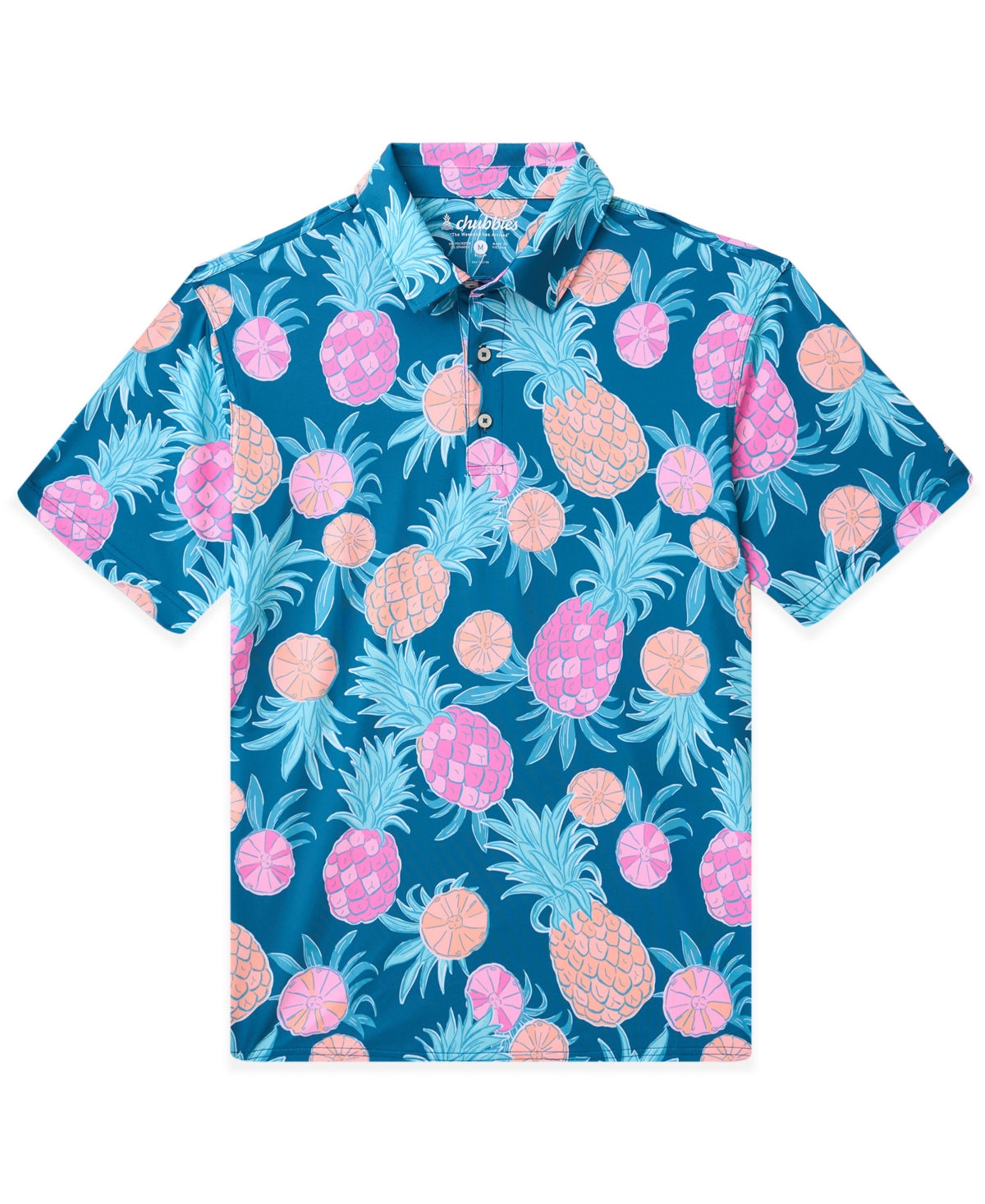 Click here for Chubbies Mens The Citrus Punch Polo Shirt - Dark T... prices