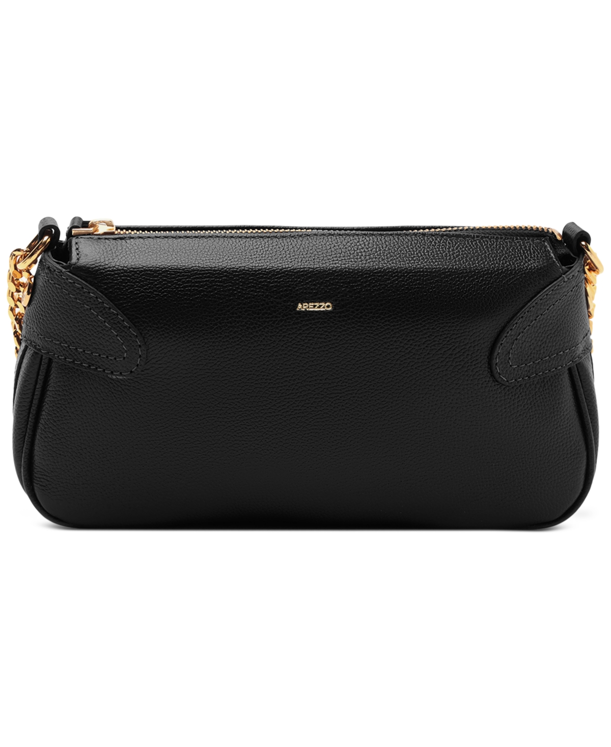 Click here for Arezzo Elena Small Leather Crossbody Handbag - Bla... prices