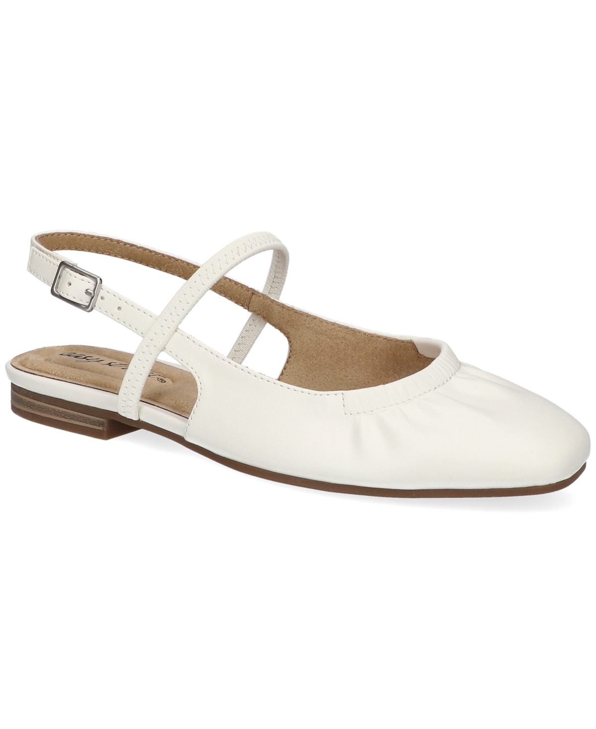 Click here for Easy Street Womens Blake Slingback Flats - White prices