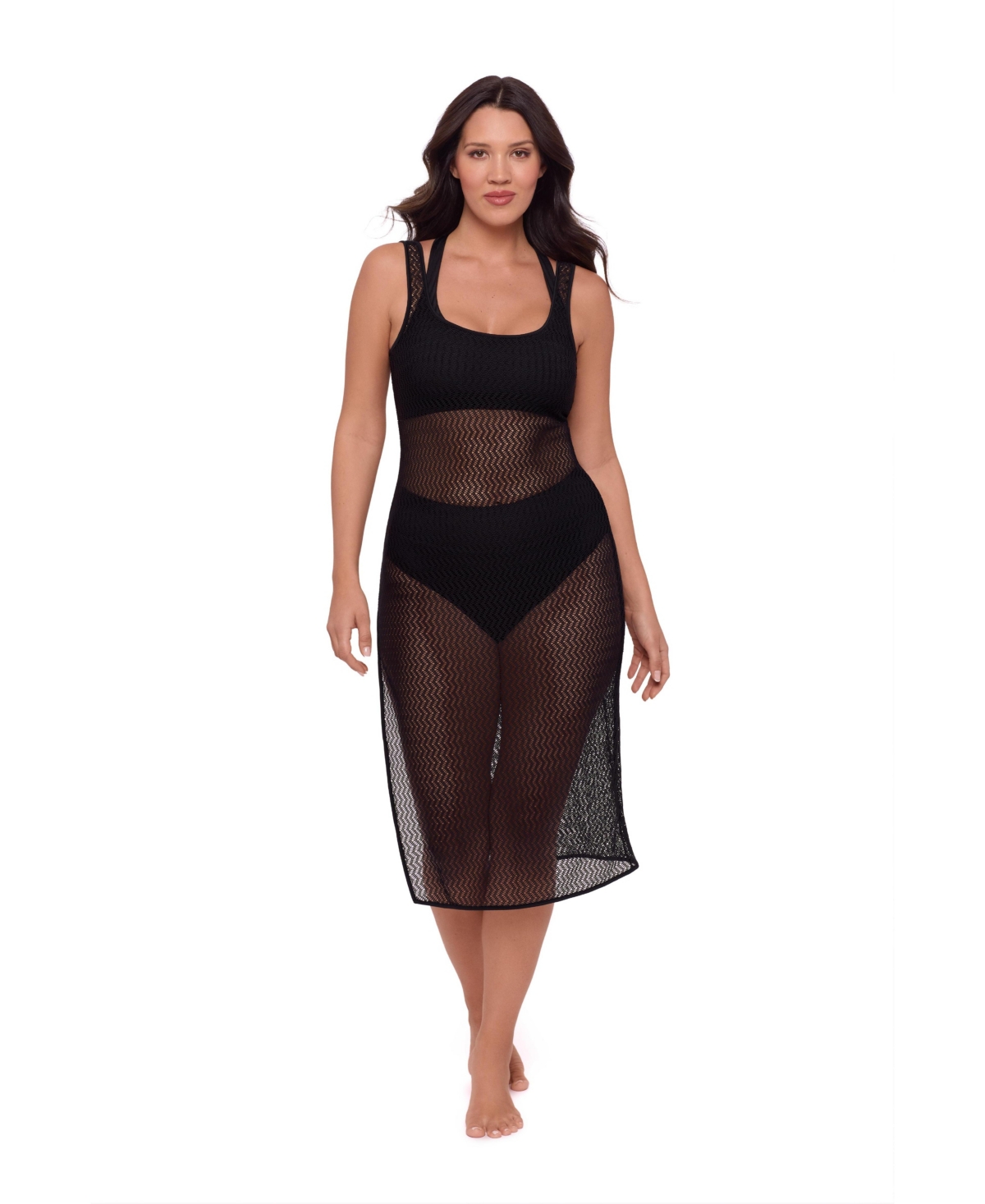 Click here for S3 Apparel Womens S3 Front Slit Crochet Swimsuit C... prices