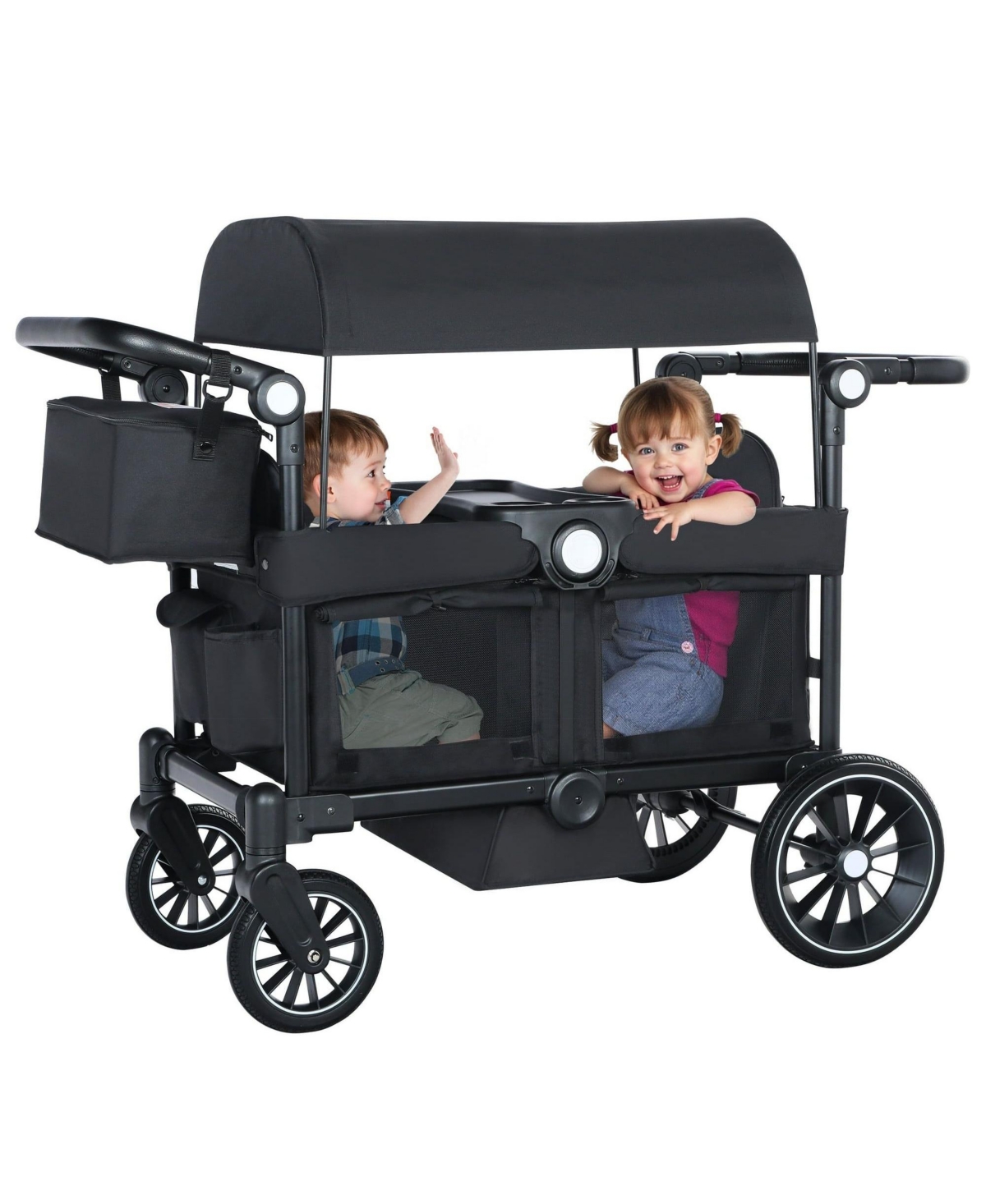 Click here for Kinder King Wagon Stroller for Two Kids with Adjus... prices
