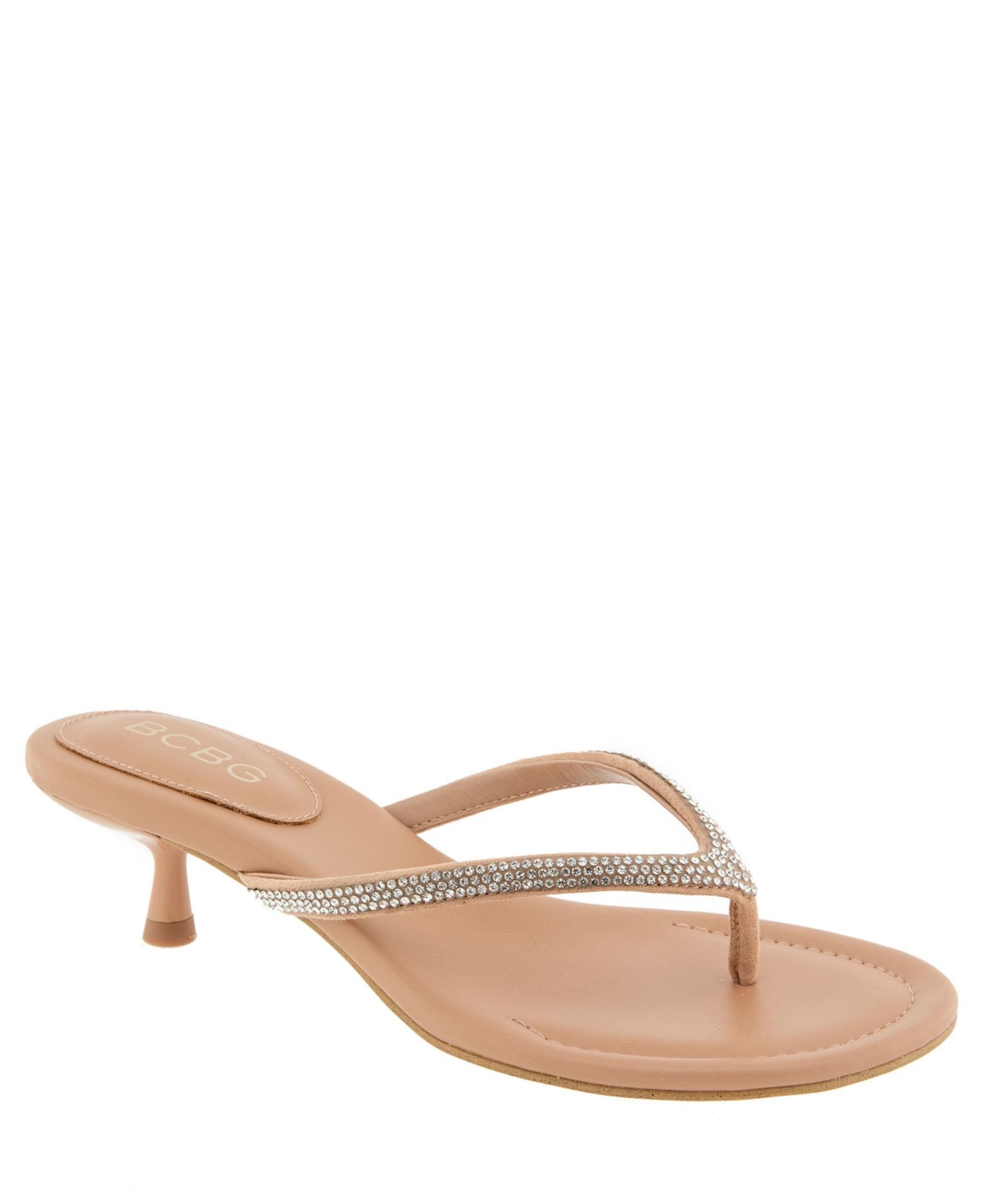 Click here for Bcbg Womens Iefan Heeled Sandal - Tan rhinestones prices