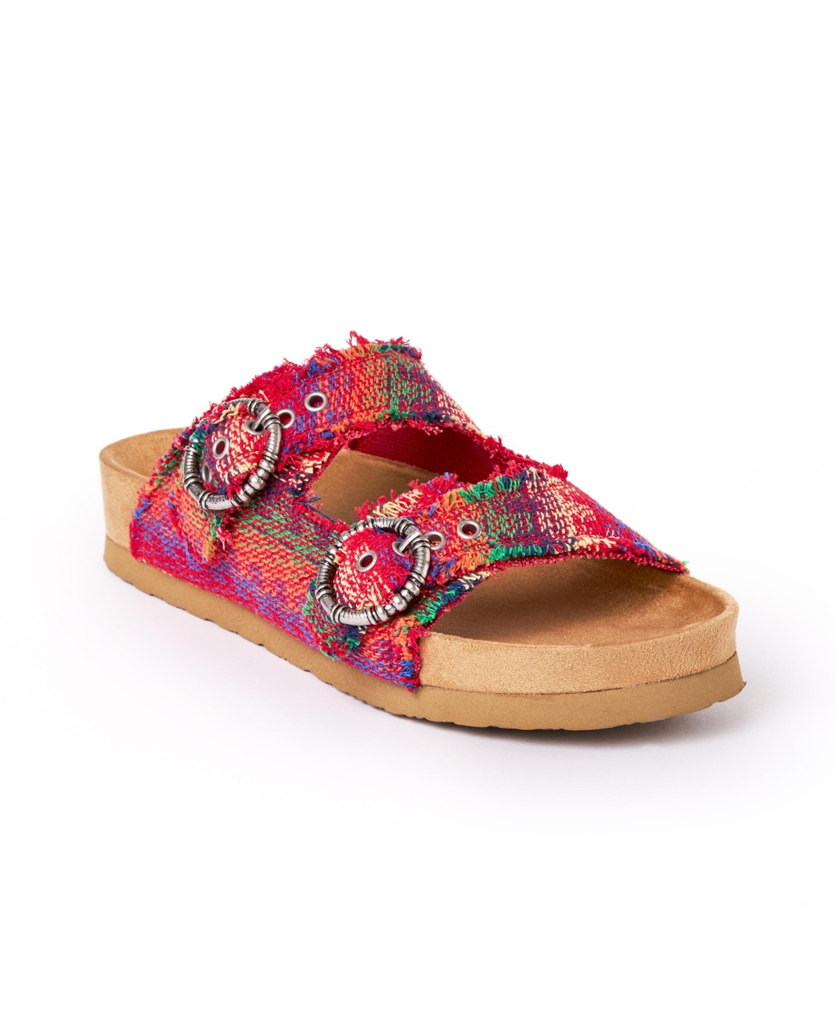 Click here for Minnetonka Womens Georgine Buckle Slide Sandals -... prices