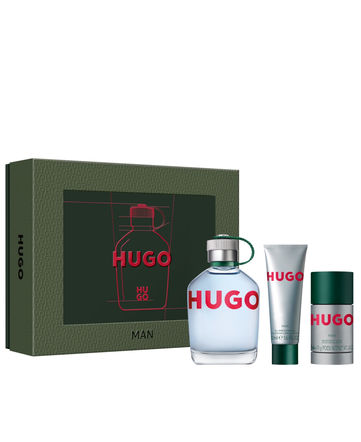 Click here for Hugo Boss 3-Pc. Man Eau De Toilette Gift Set prices
