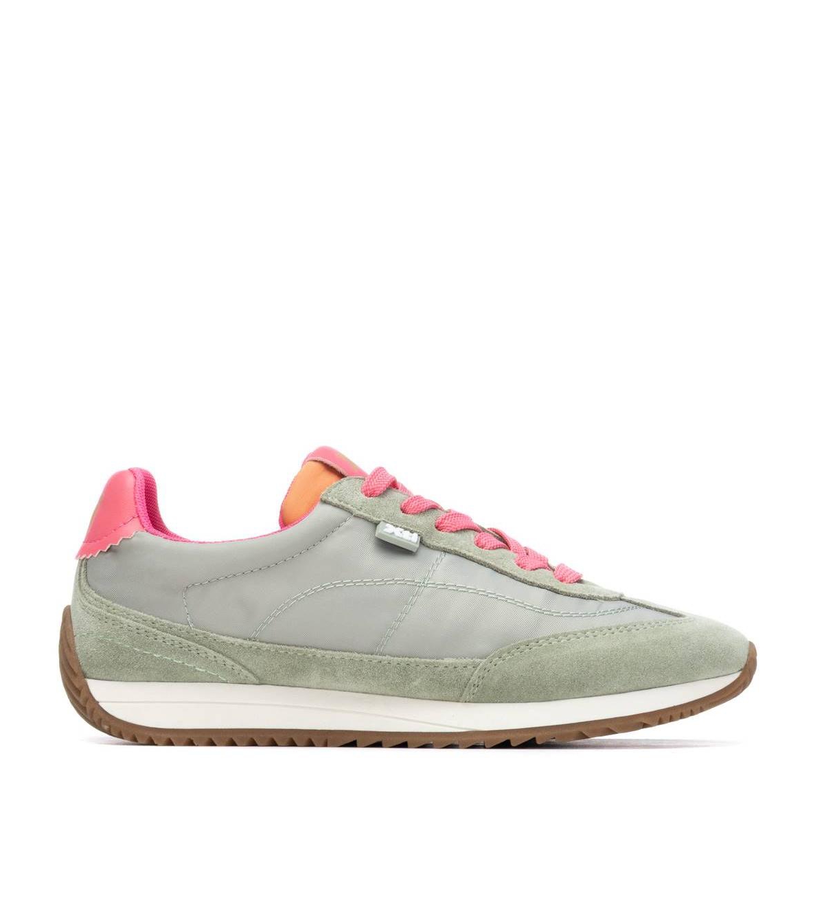 Click here for Xti Womens Casual Lace-Up Sneakers - Khaki prices