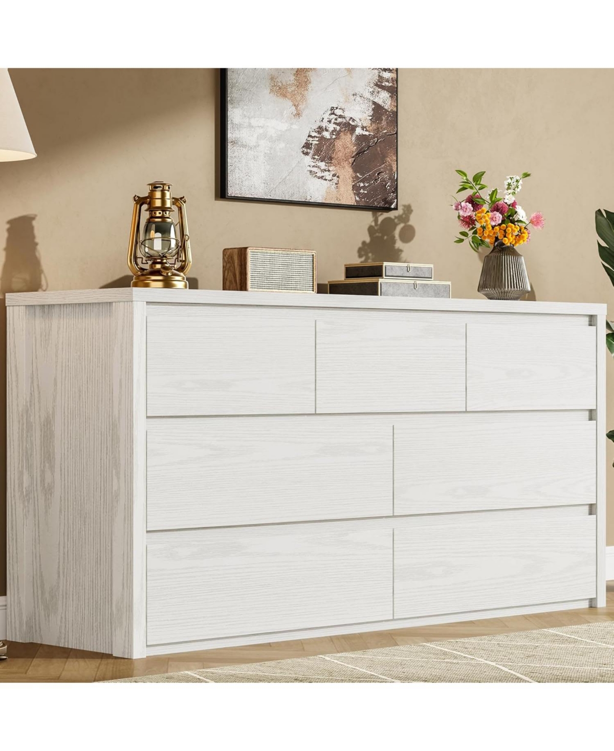 Click here for gaomon Rustic Farmhouse 7 Dresser for - White prices