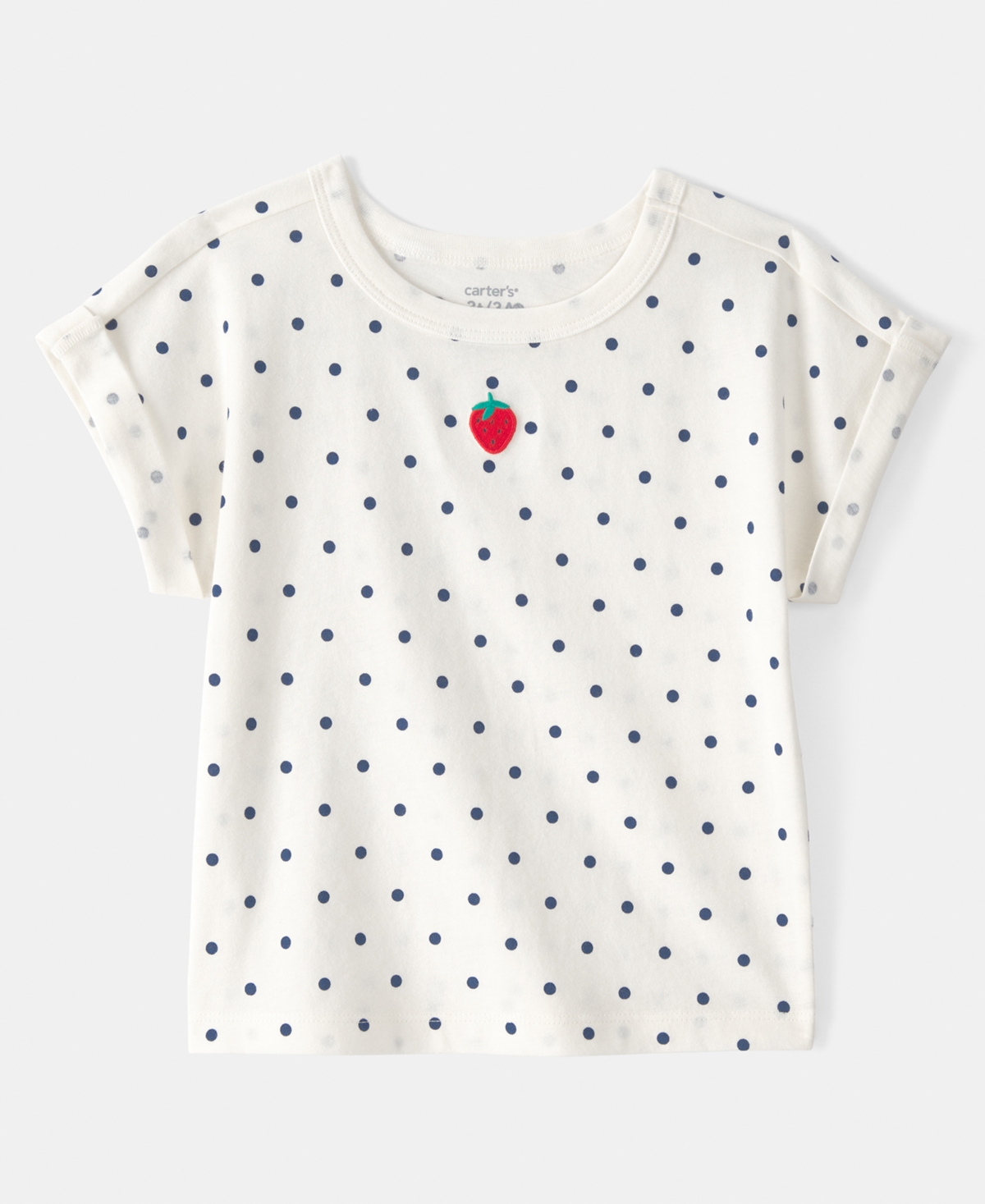 Click here for Carters Girls Toddler 2T-5T Strawberry Polka Dot T... prices