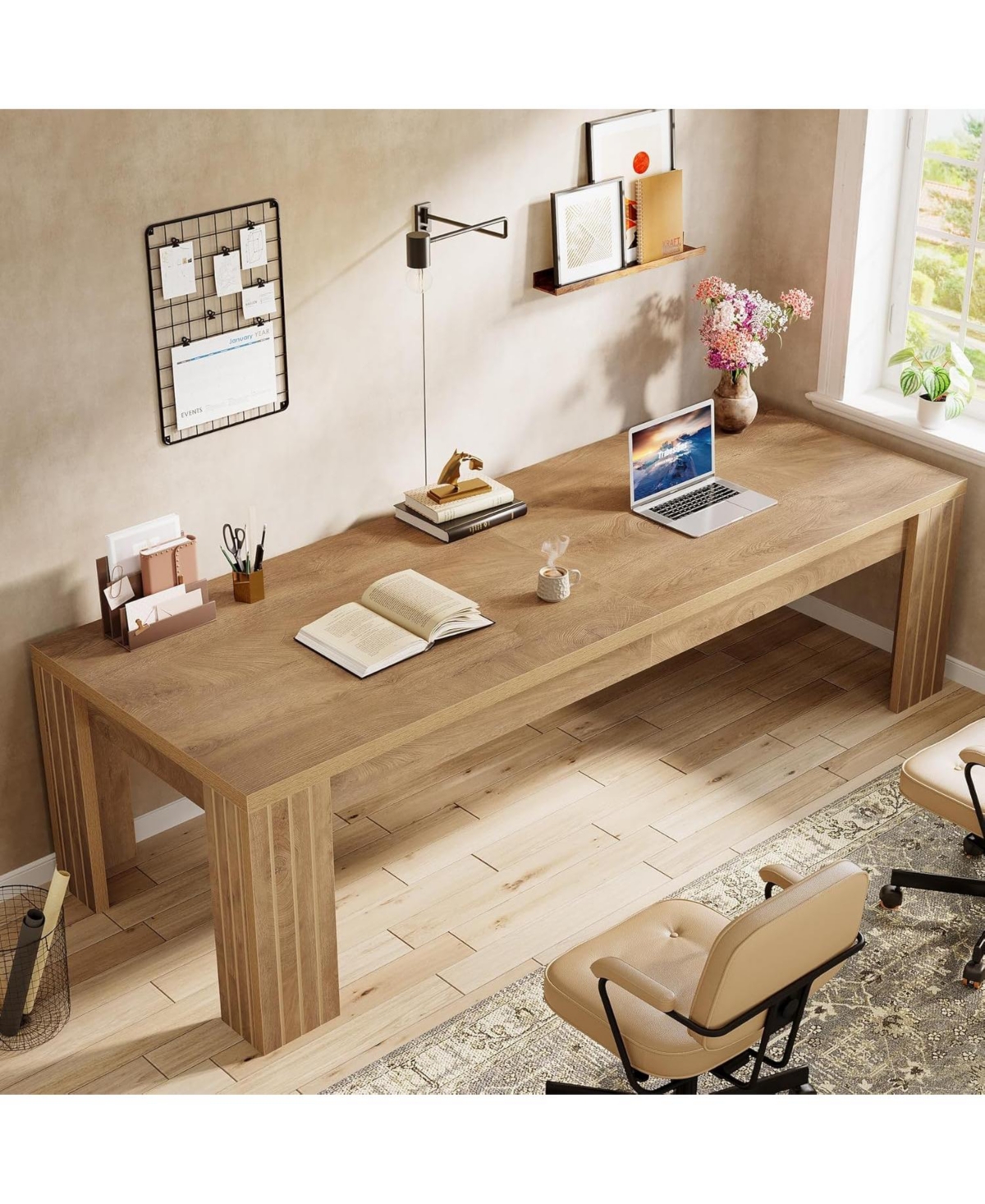 Click here for Tribesigns 78.7-Inch Extra Long Computer Desk  Two... prices