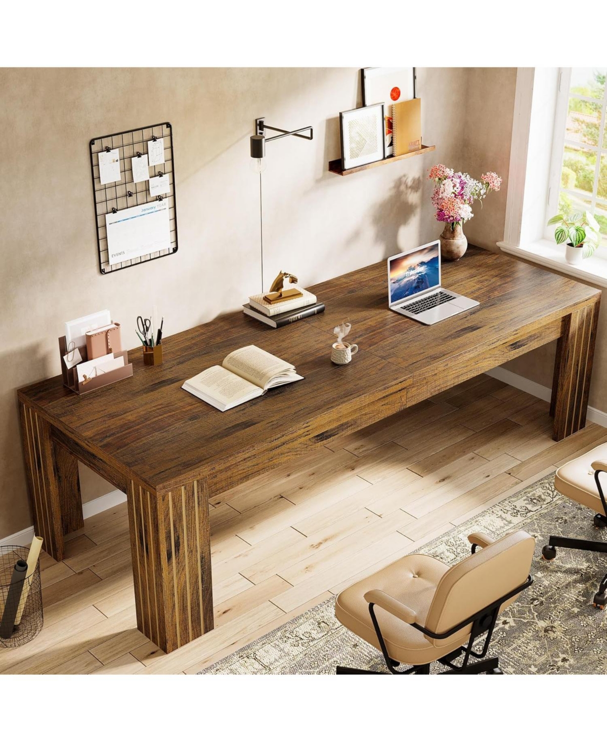 Click here for Tribesigns 78.7-Inch Extra Long Computer Desk  Two... prices