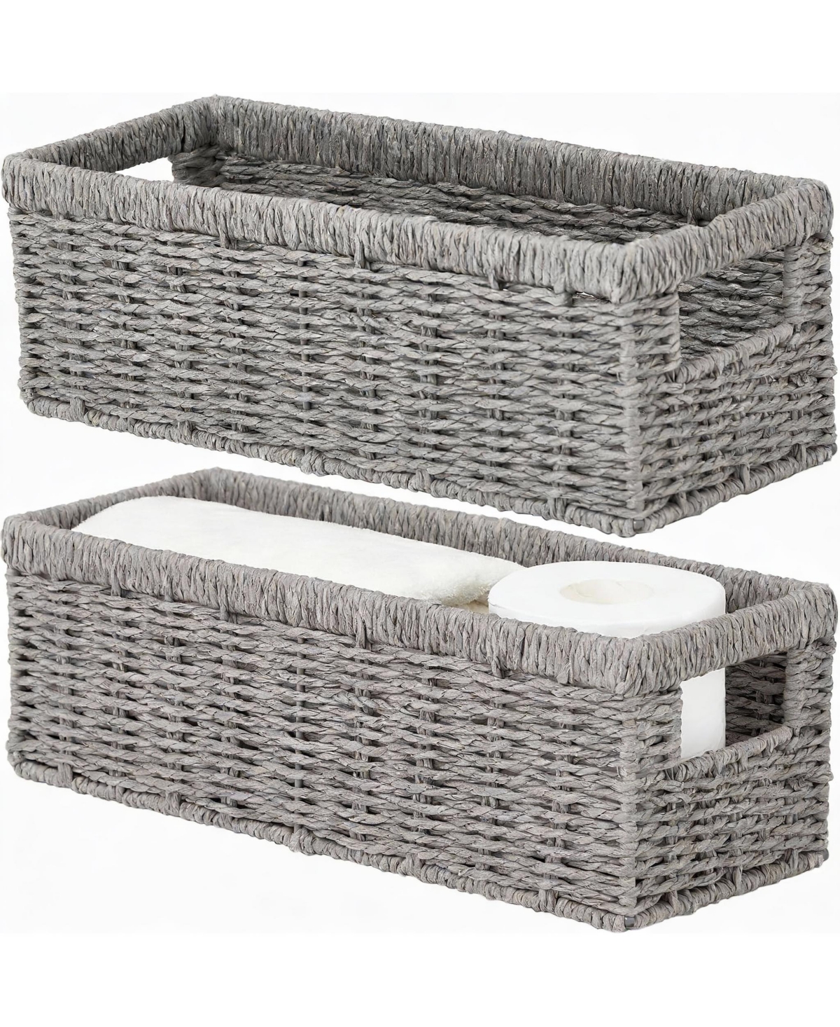 Click here for Yigii Handwoven Black Paper Rope Storage Baskets w... prices
