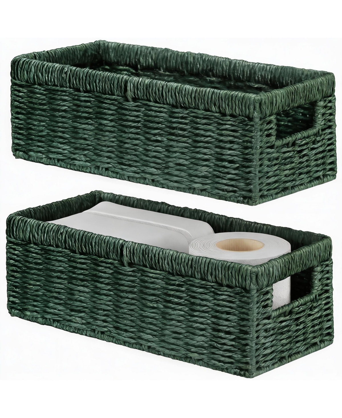 Click here for Yigii Handwoven Black Paper Rope Storage Baskets w... prices