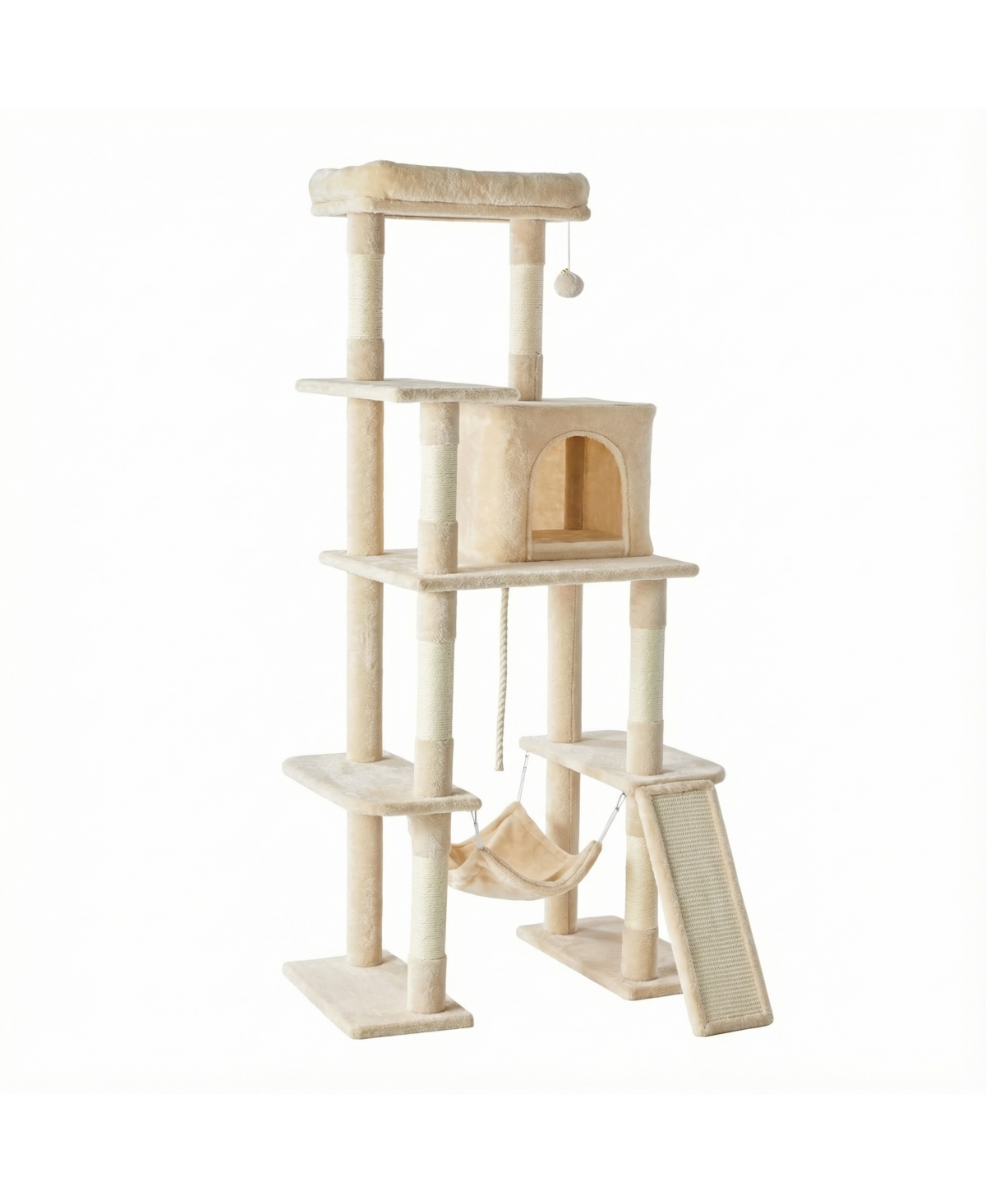 Click here for Zeus & Ruta 63in Cat Tree Tower: Large Multi-Story... prices