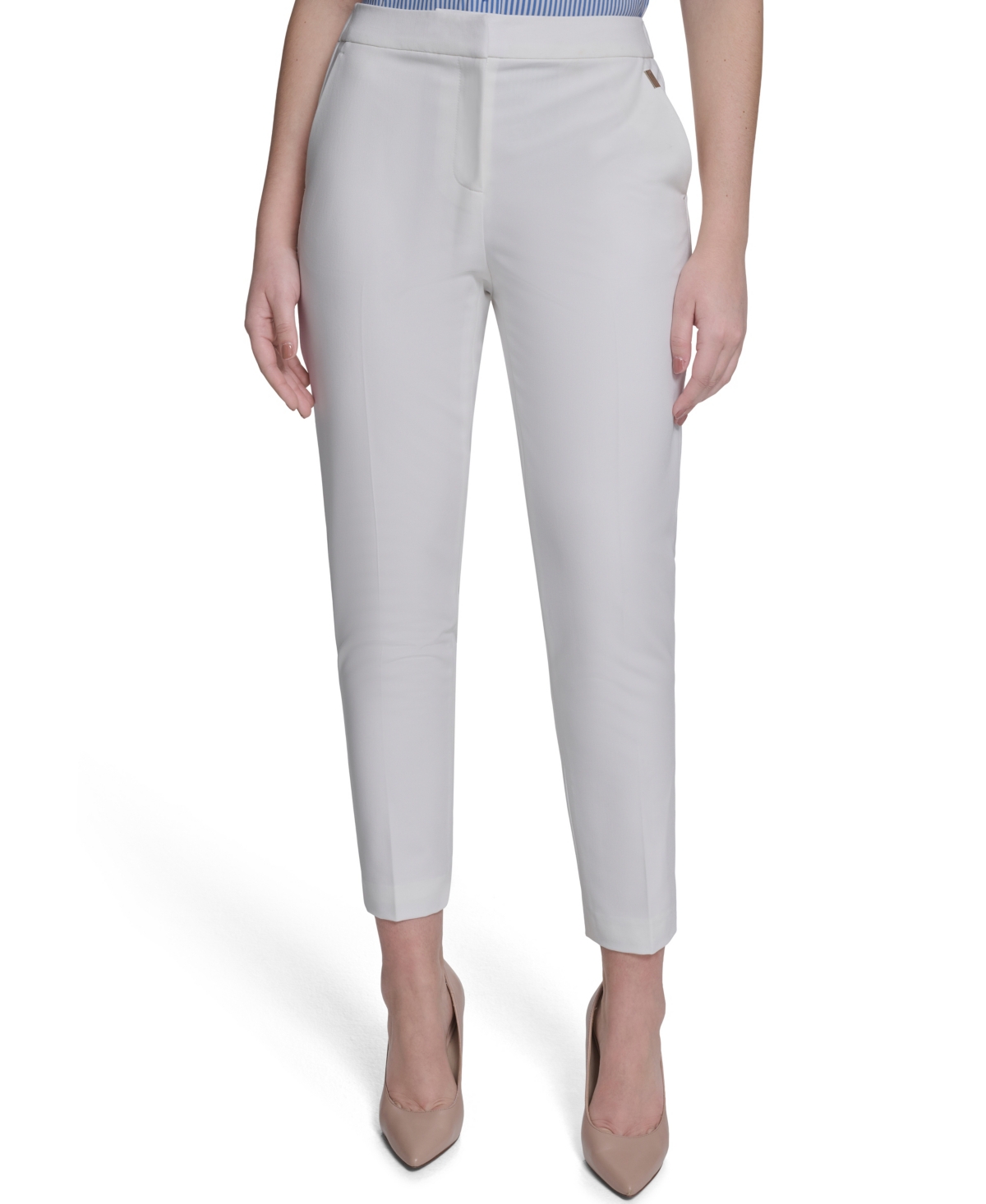 Click here for Tommy Hilfiger Womens Sloane Slim-Leg Ankle Pants... prices