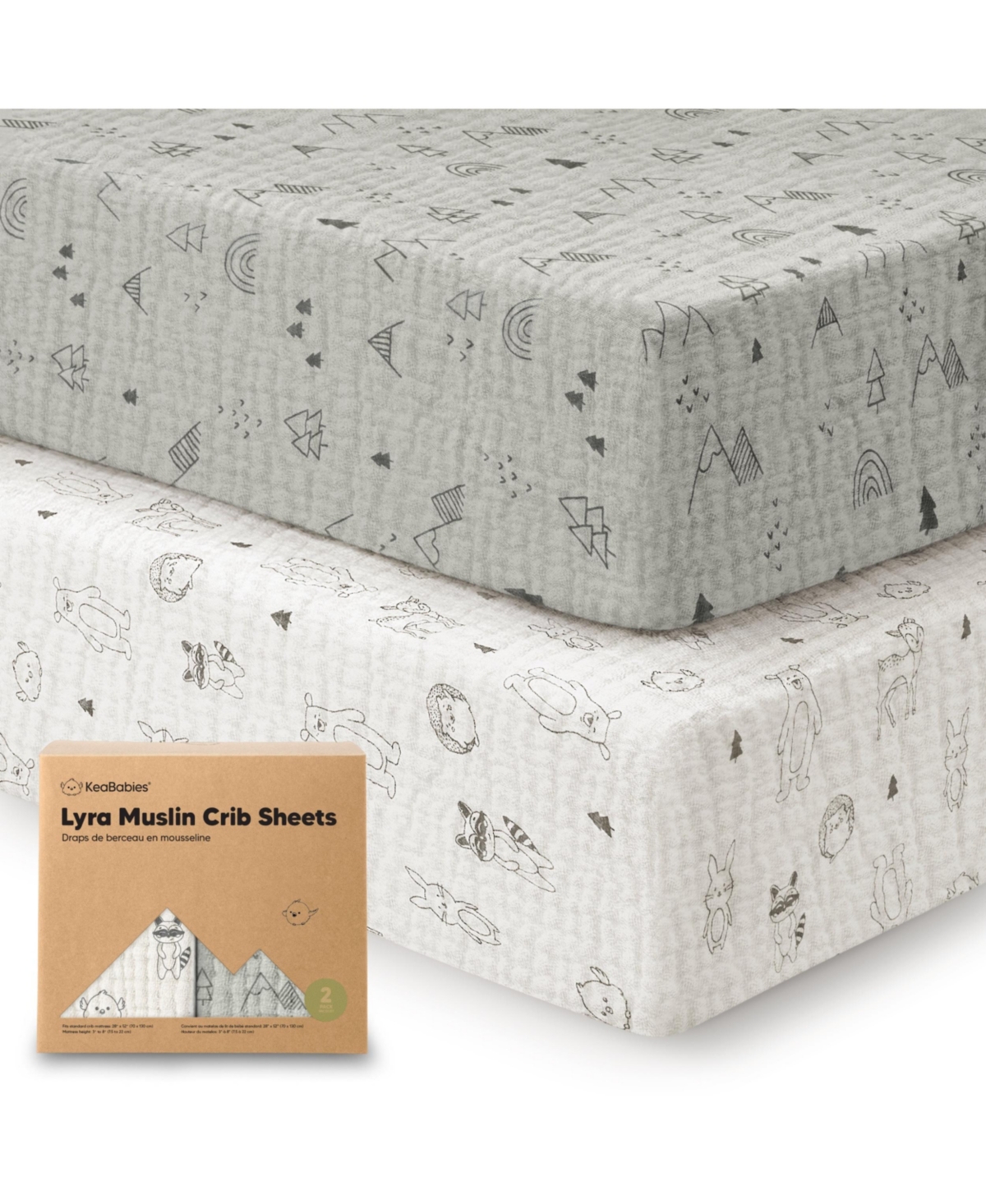 Click here for KeaBabies Lyra Muslin Crib Sheets for Boys  Girls... prices