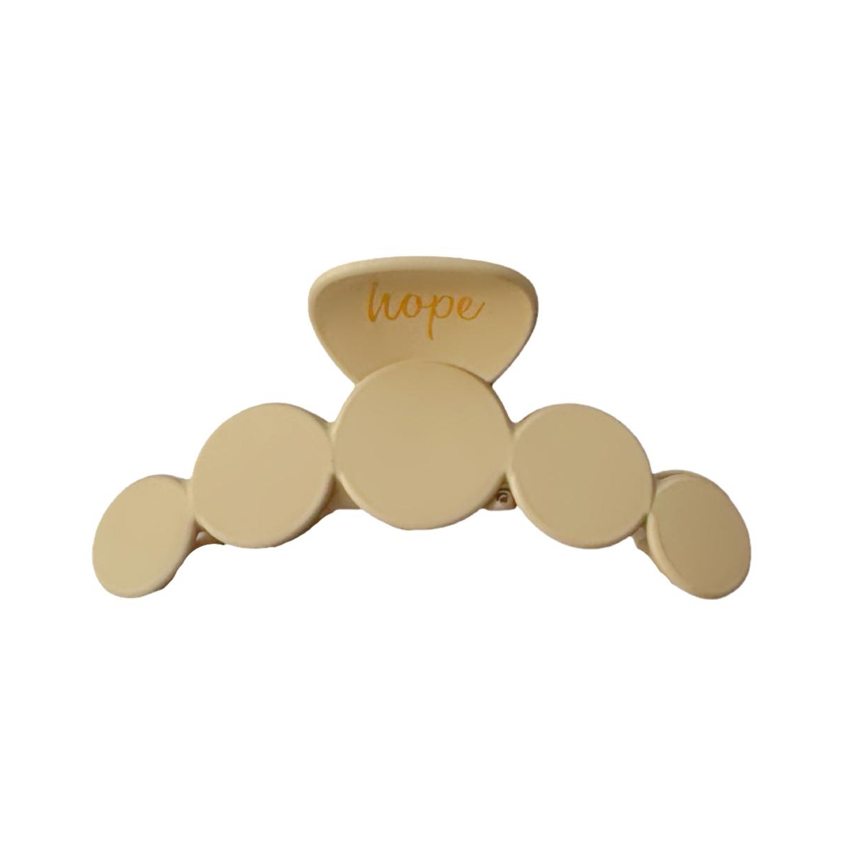 Click here for Headbands of Hope Womens Matte Dot Claw Clip - Tan prices