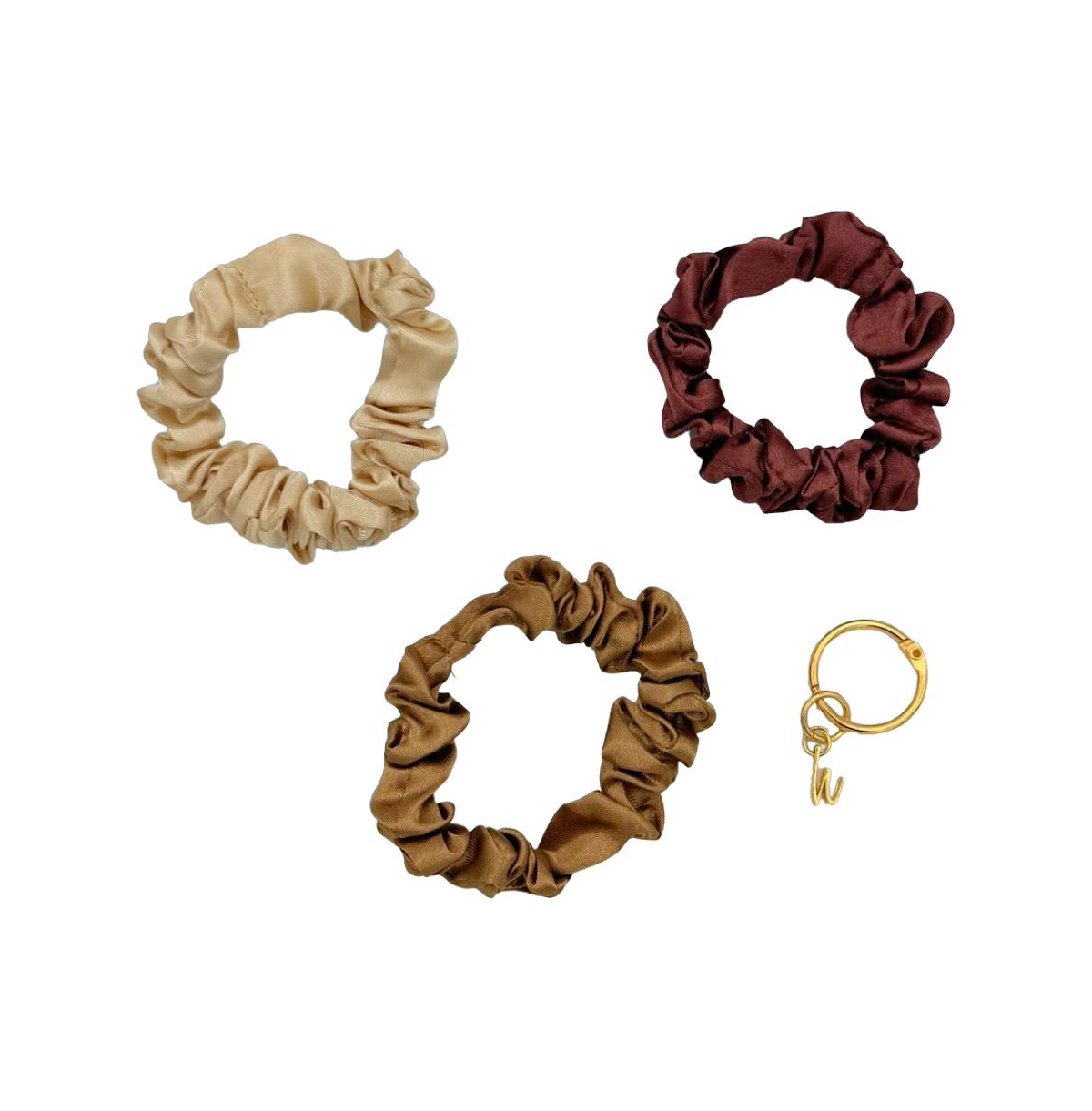 Click here for Headbands of Hope Womens Satin Scrunchie Set - Cam... prices