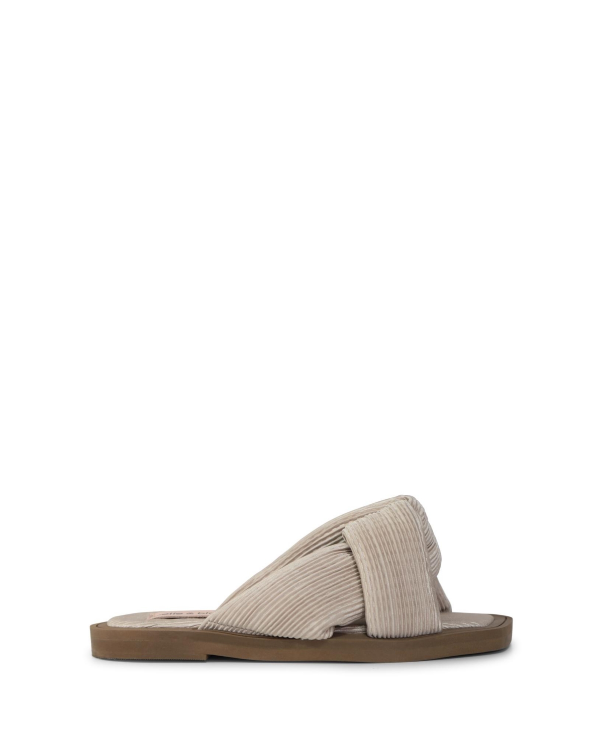 Click here for Belle & Bloom Oblivion Womens Leather Slide Sandal... prices