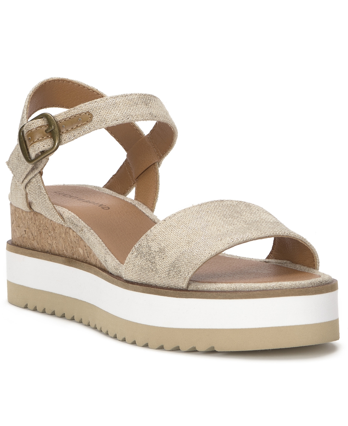 Click here for Lucky Brand Womens Temay Platform Wedge Sandals -... prices