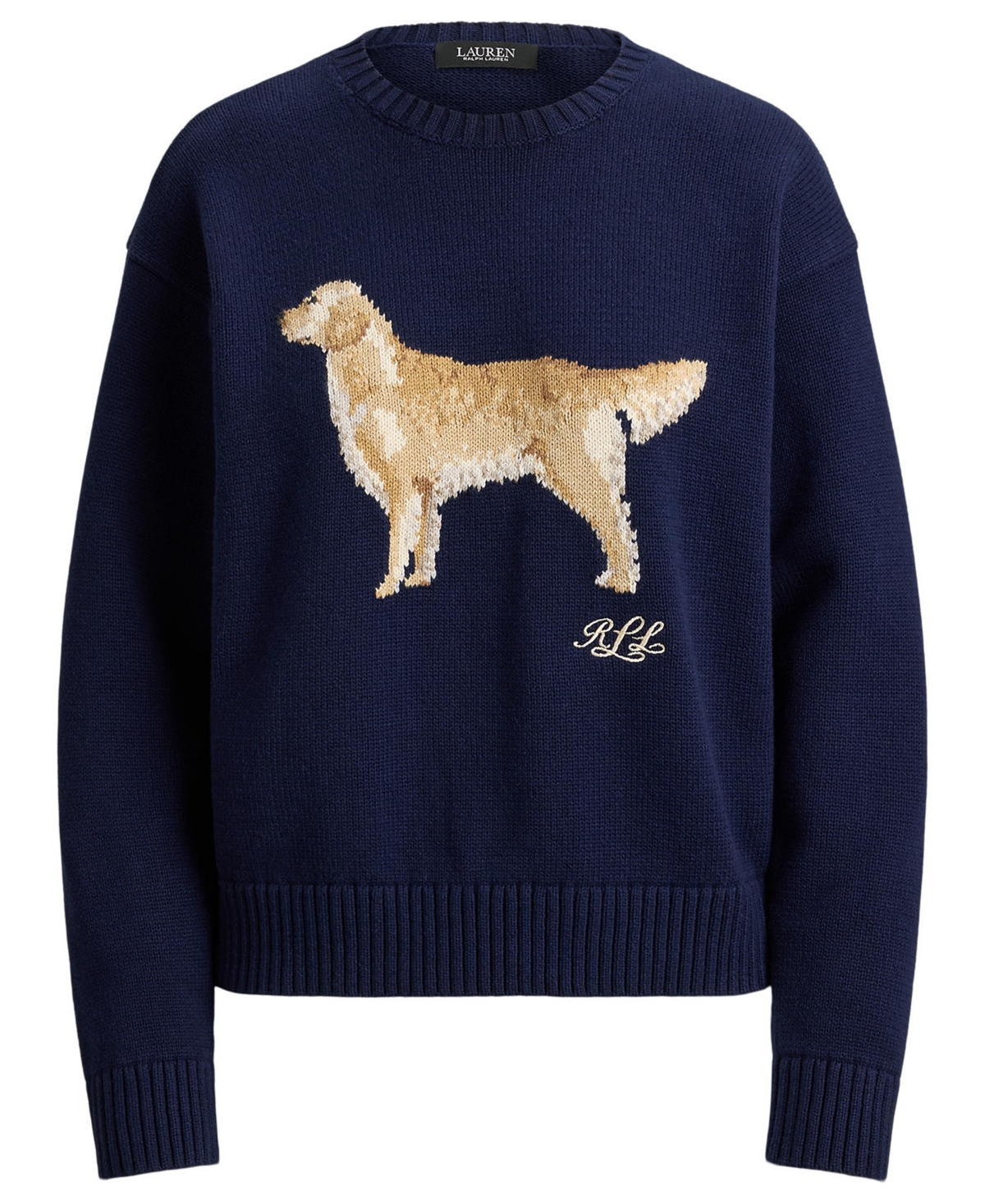 Click here for Lauren Ralph Lauren Petite Riednee Intarsia-Knit D... prices