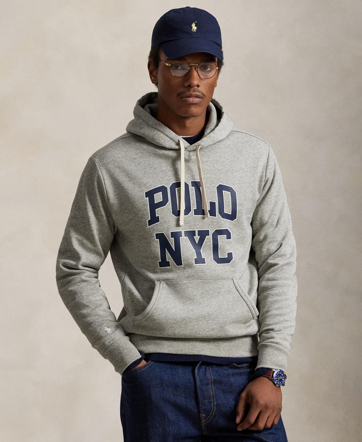 Click here for Polo Ralph Lauren Mens Graphic Fleece Hoodie - Lof... prices