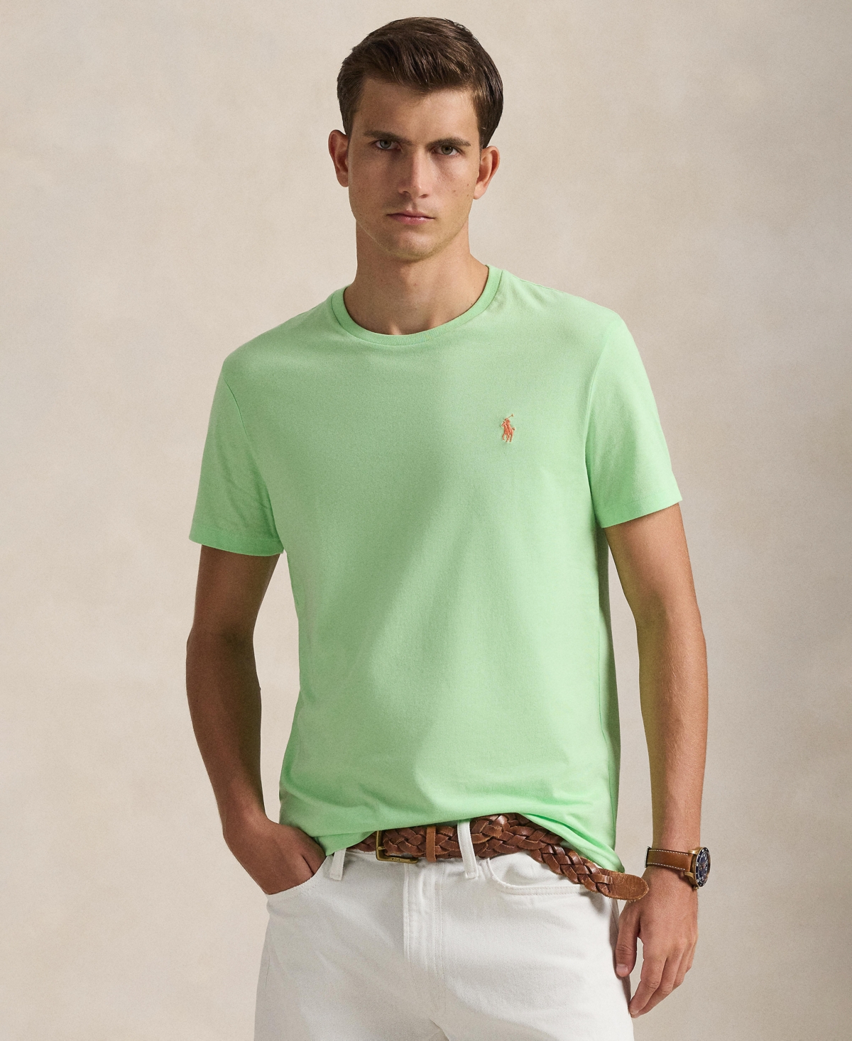 Click here for Polo Ralph Lauren Mens Classic Fit Crew Neck T-Shi... prices