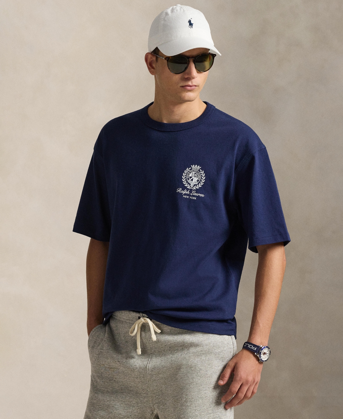 Click here for Polo Ralph Lauren Mens Relaxed-Fit Jersey Graphic... prices