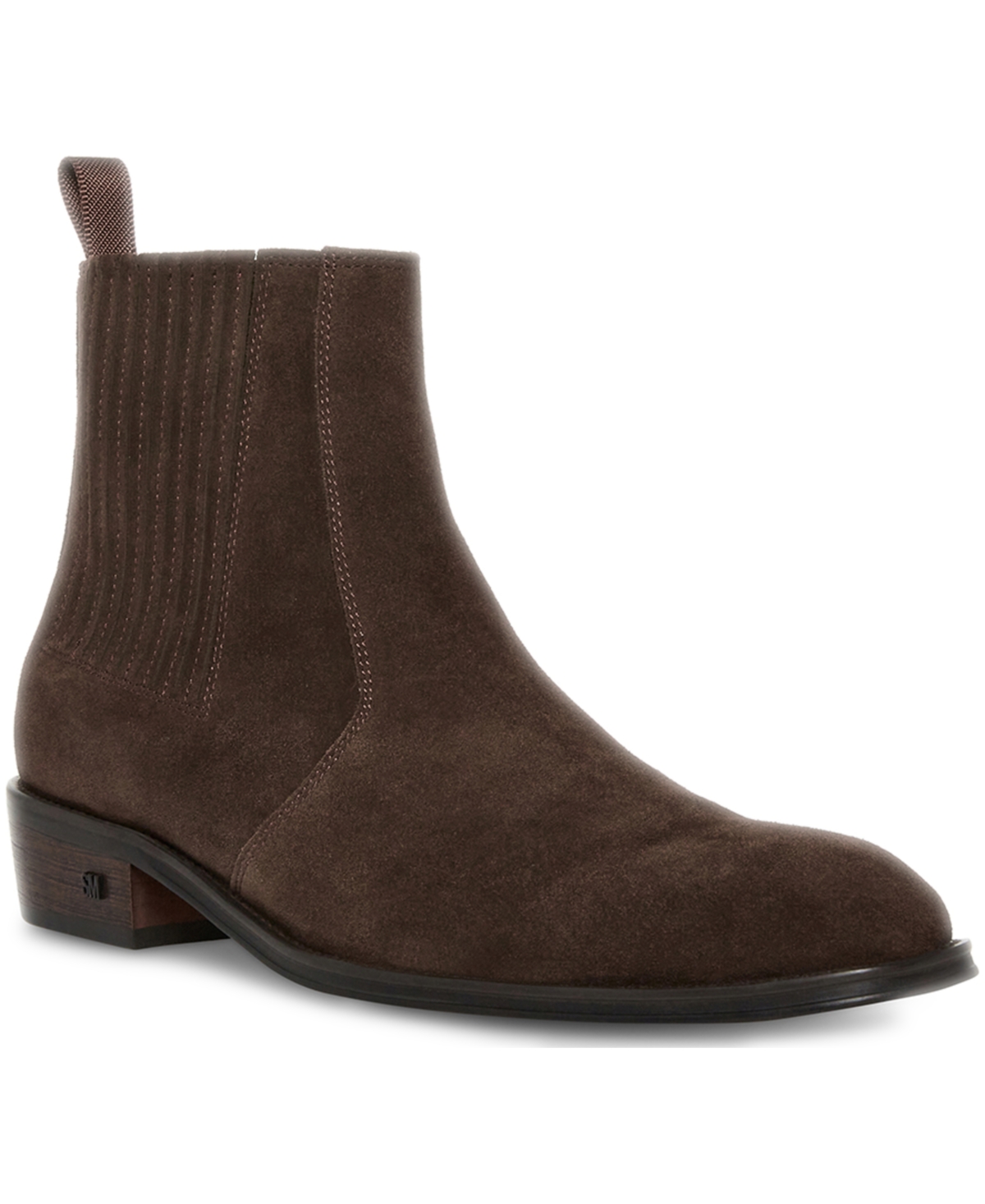 Click here for Steve Madden Mens Kemp Round Toe Boots - Brown prices