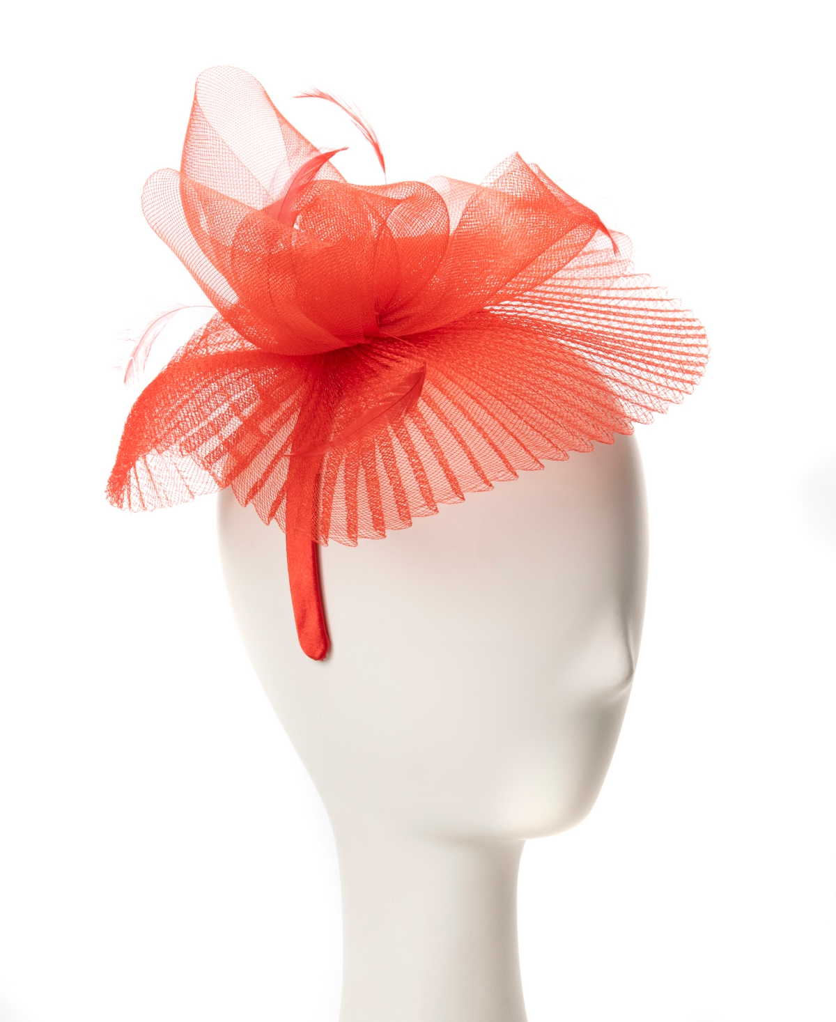 Click here for August Hats Feather Flower Net Fascinator Hat - Re... prices
