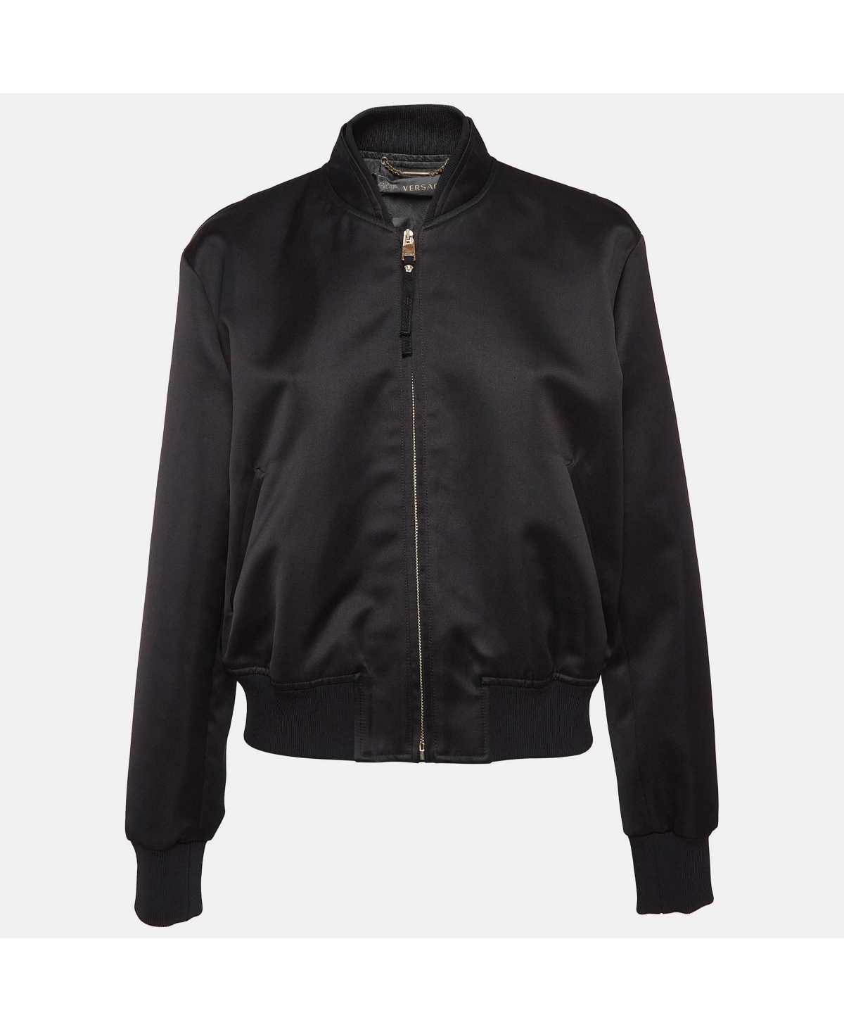 Click here for Pre-Owned Versace Womens Black Medusa Embroidered... prices