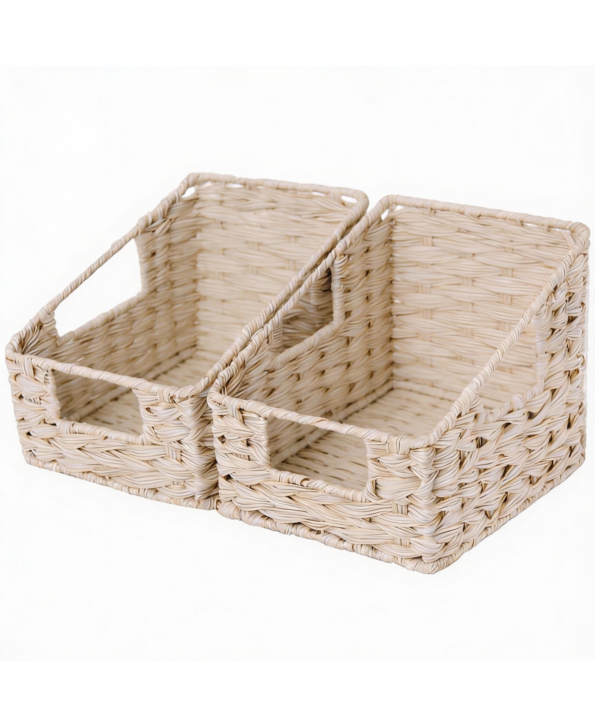 Click here for Yigii Handmade Trapezoid Wicker Baskets with Handl... prices