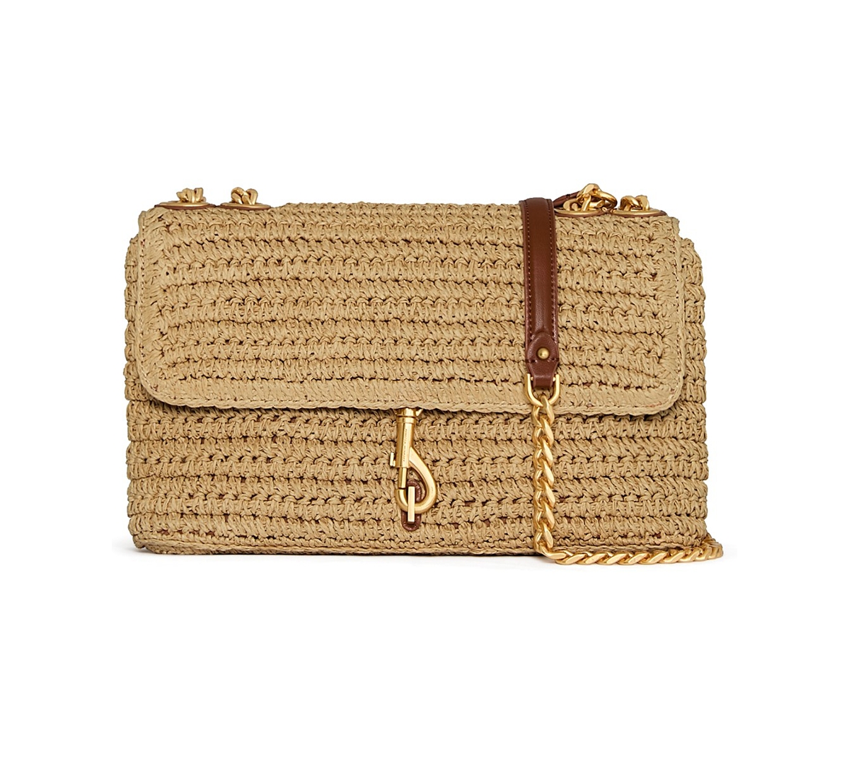 Click here for Rebecca Minkoff Edie Small Crossbody Bag - Natural... prices