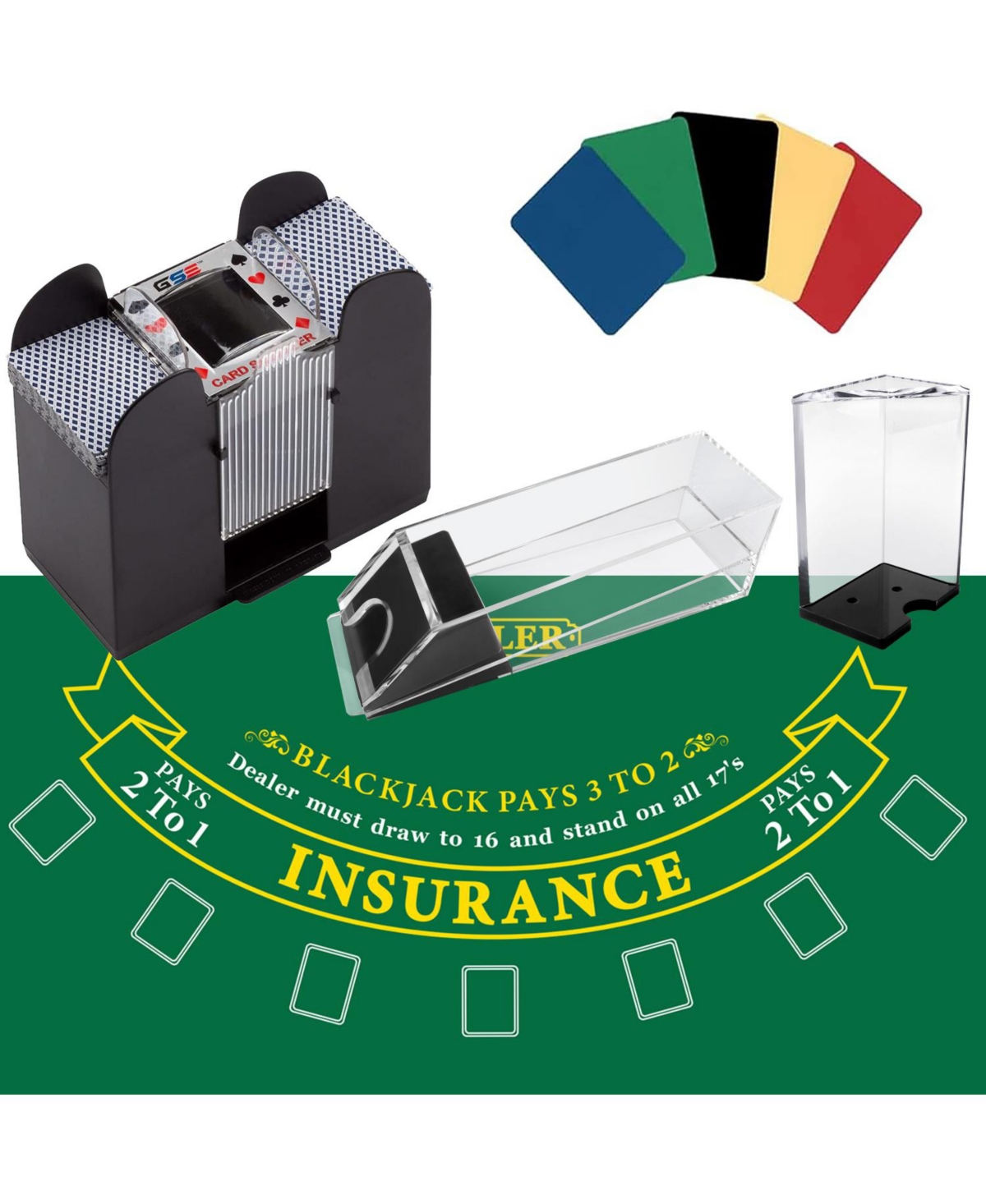 Click here for Gse Games & Sports Expert Blackjack Game Set with... prices