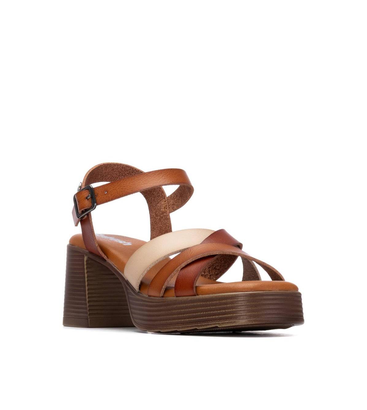 Click here for Xti Womens Refresh Collection Block Heel Strappy S... prices