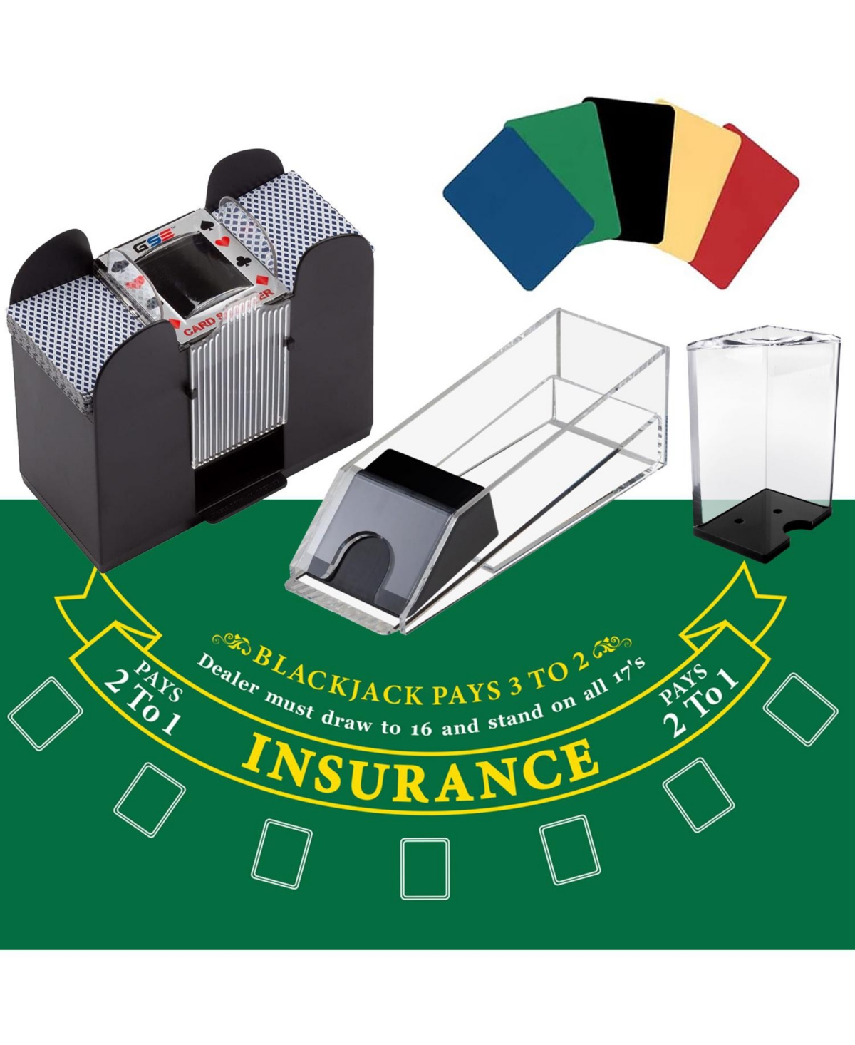 Click here for Gse Games & Sports Expert Blackjack Game Set with... prices