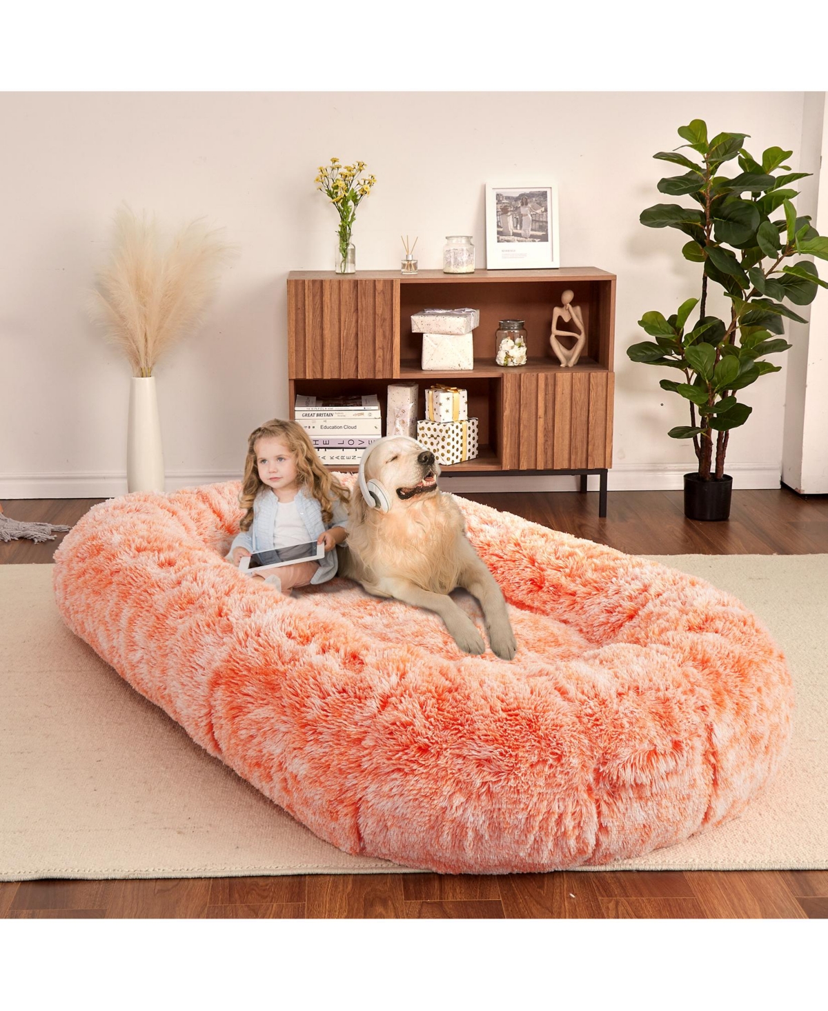 Click here for gaomon Human-Sized Dog Bed for Adults  71x43.3x10... prices