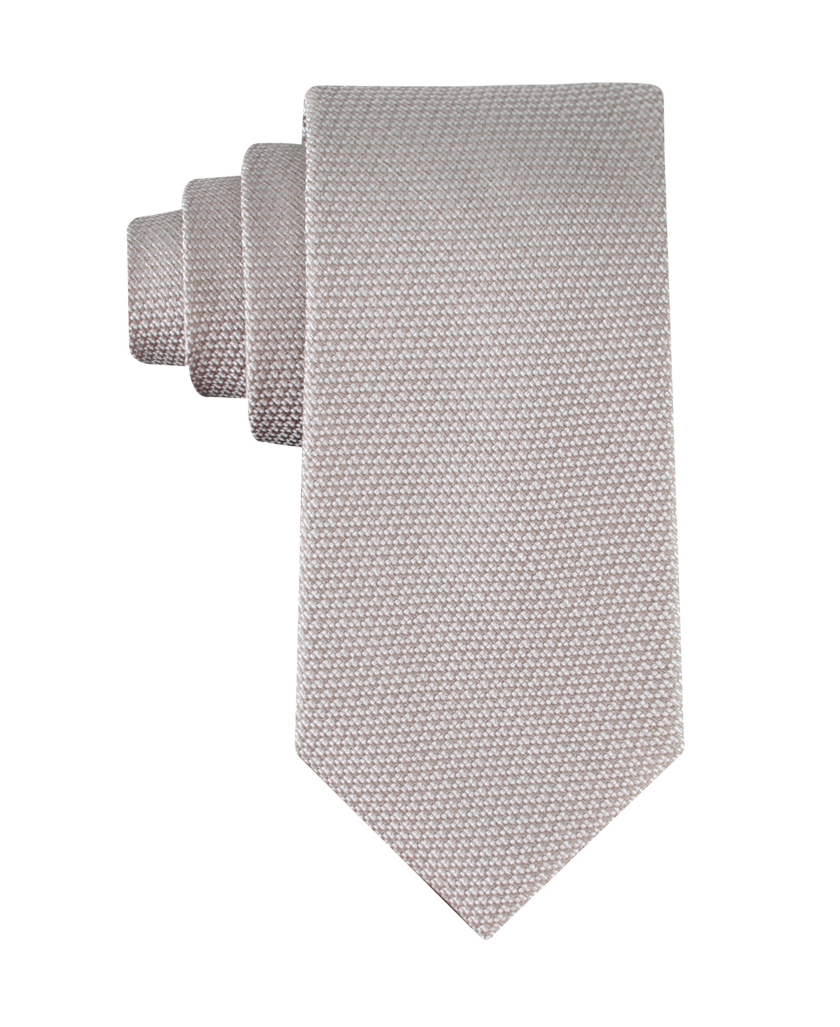 Click here for Calvin Klein Mens Textured Solid Silk & Linen Tie... prices