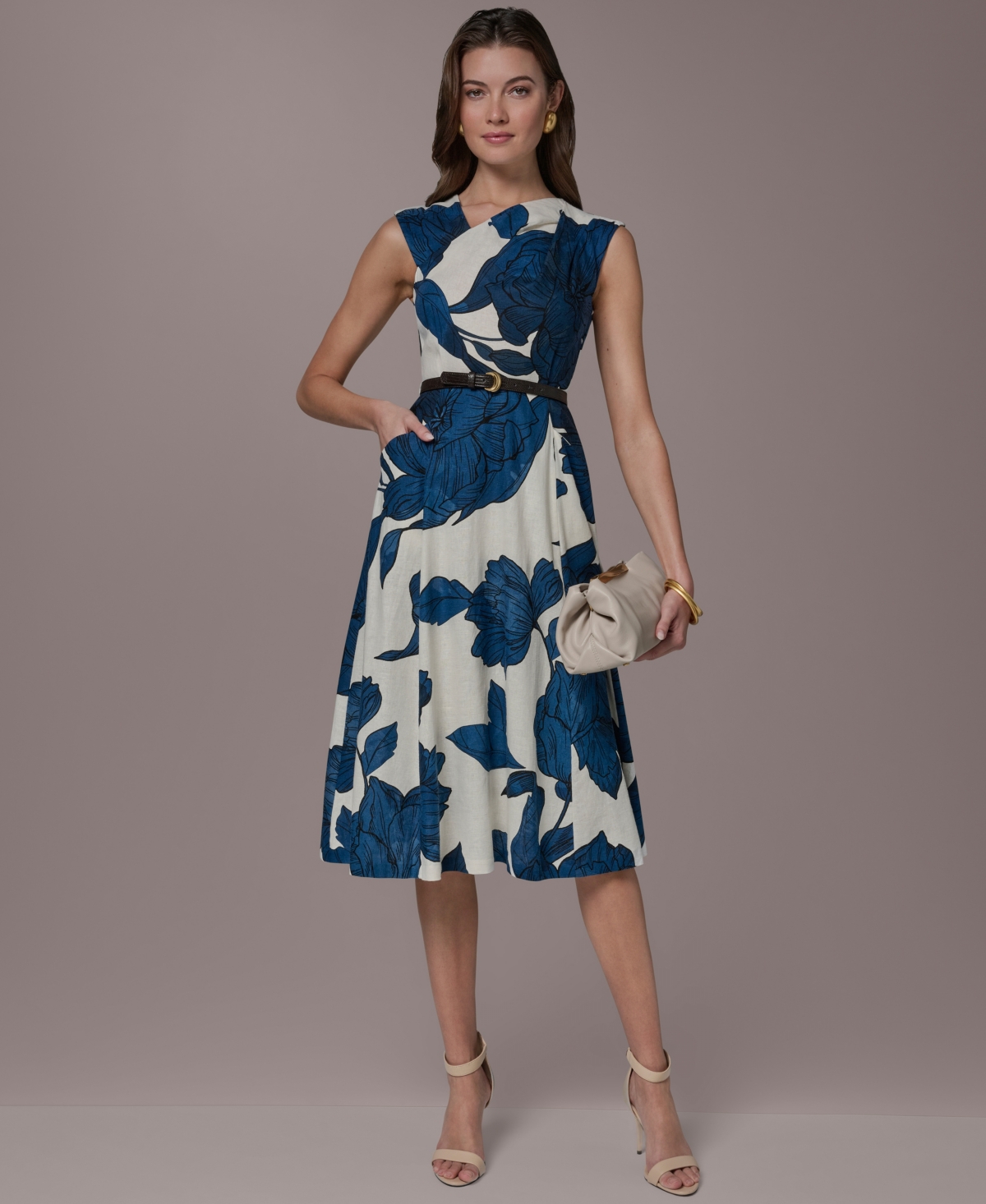 Click here for Donna Karan New York Womens Asymmetrical Neck A-Li... prices